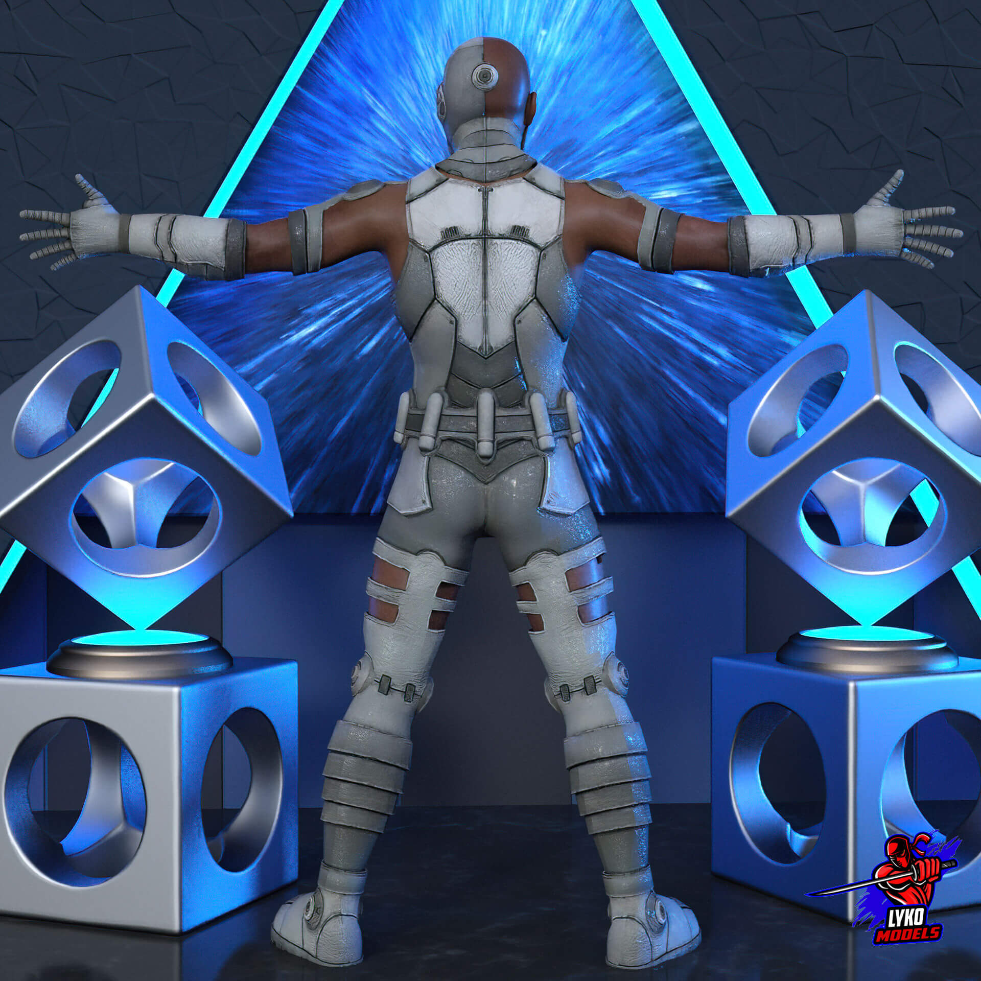 DC Injustice Cyborg Outfit for G8M - Daz Content by LykoModels