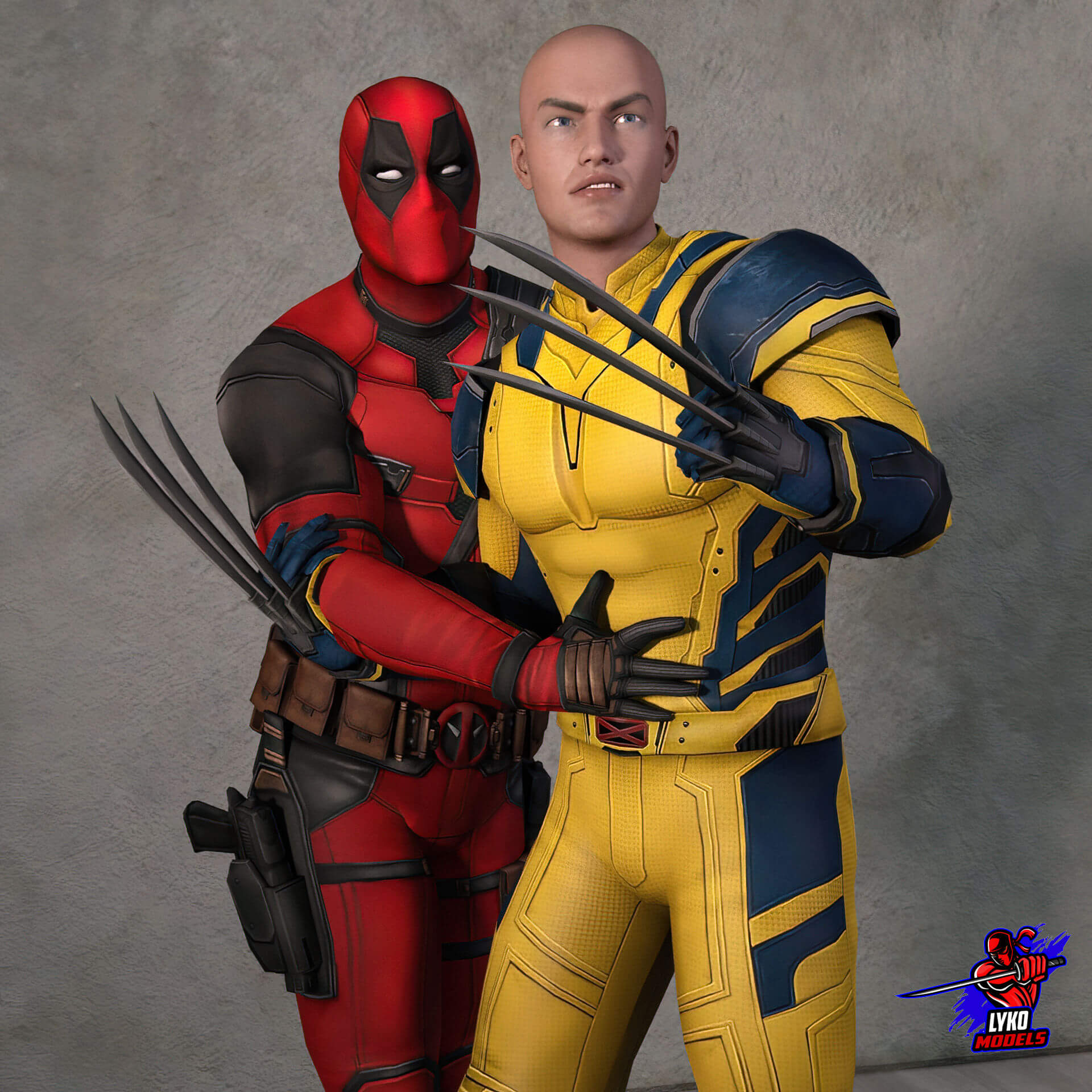 Deadpool and Wolverine Pack With Exclusive Bonus Outfits - Daz Content ...