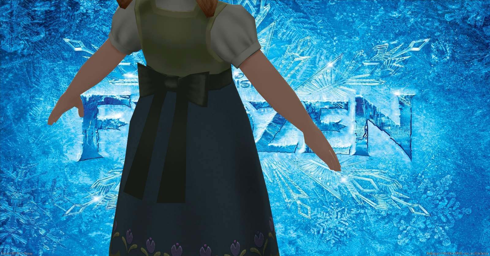 Disney Frozen Young Anna - 3D Model by LykoModels