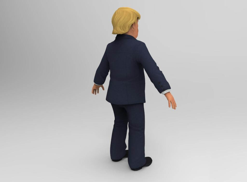 Donald Trump - 3D Model by LykoModels