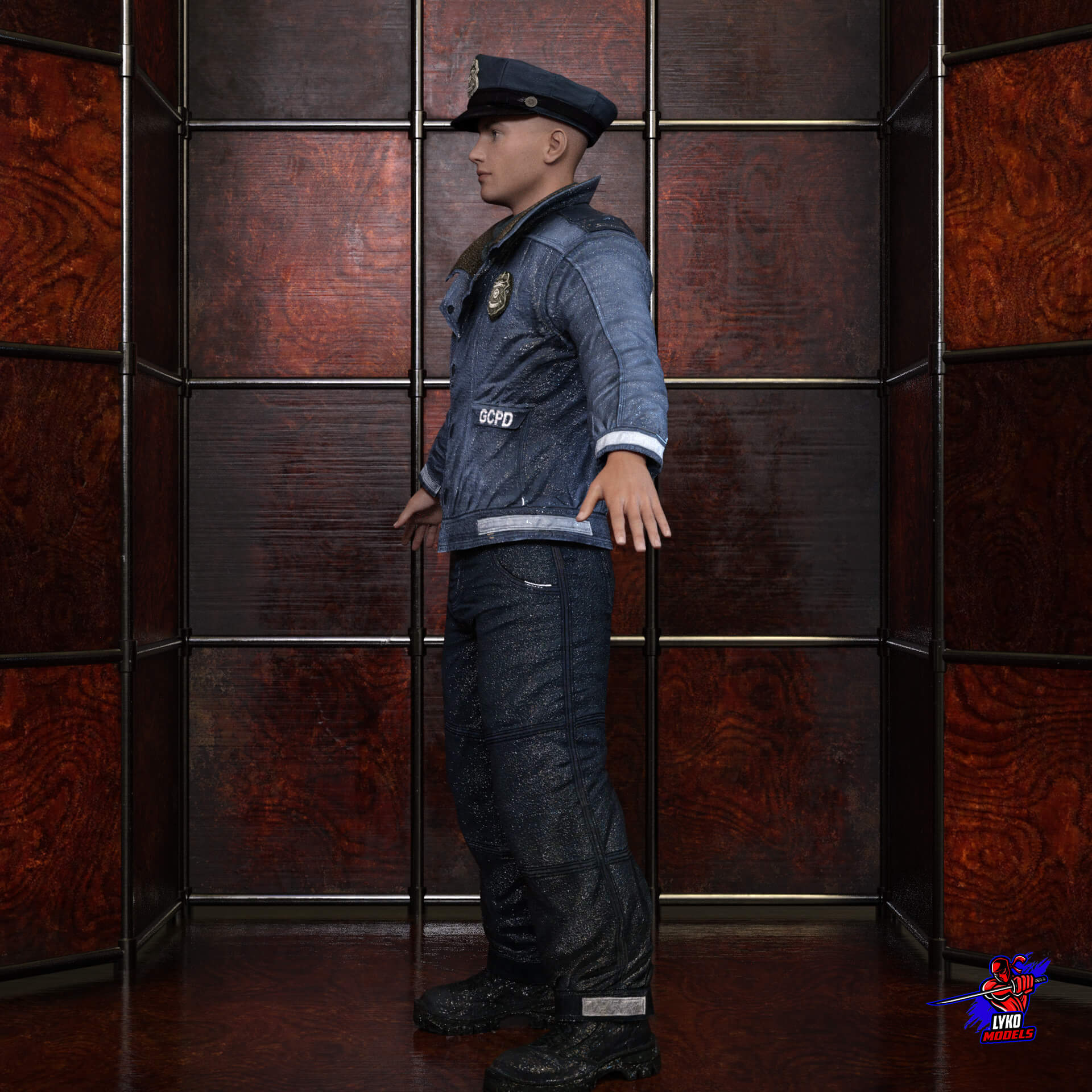 Gotham Police Outfit for Genesis 8 Male - Daz Content by LykoModels