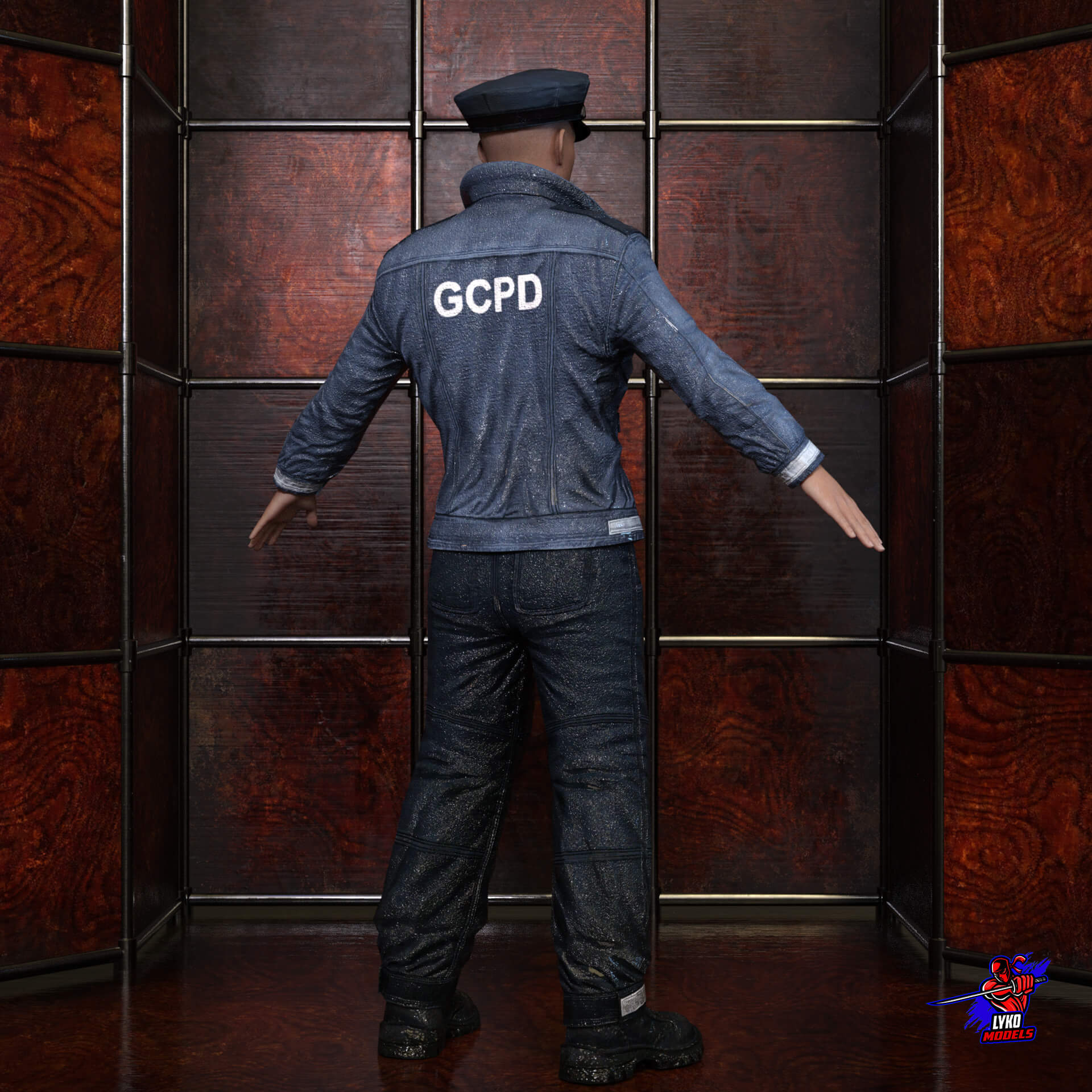 Gotham Police Outfit for Genesis 8 Male - Daz Content by LykoModels