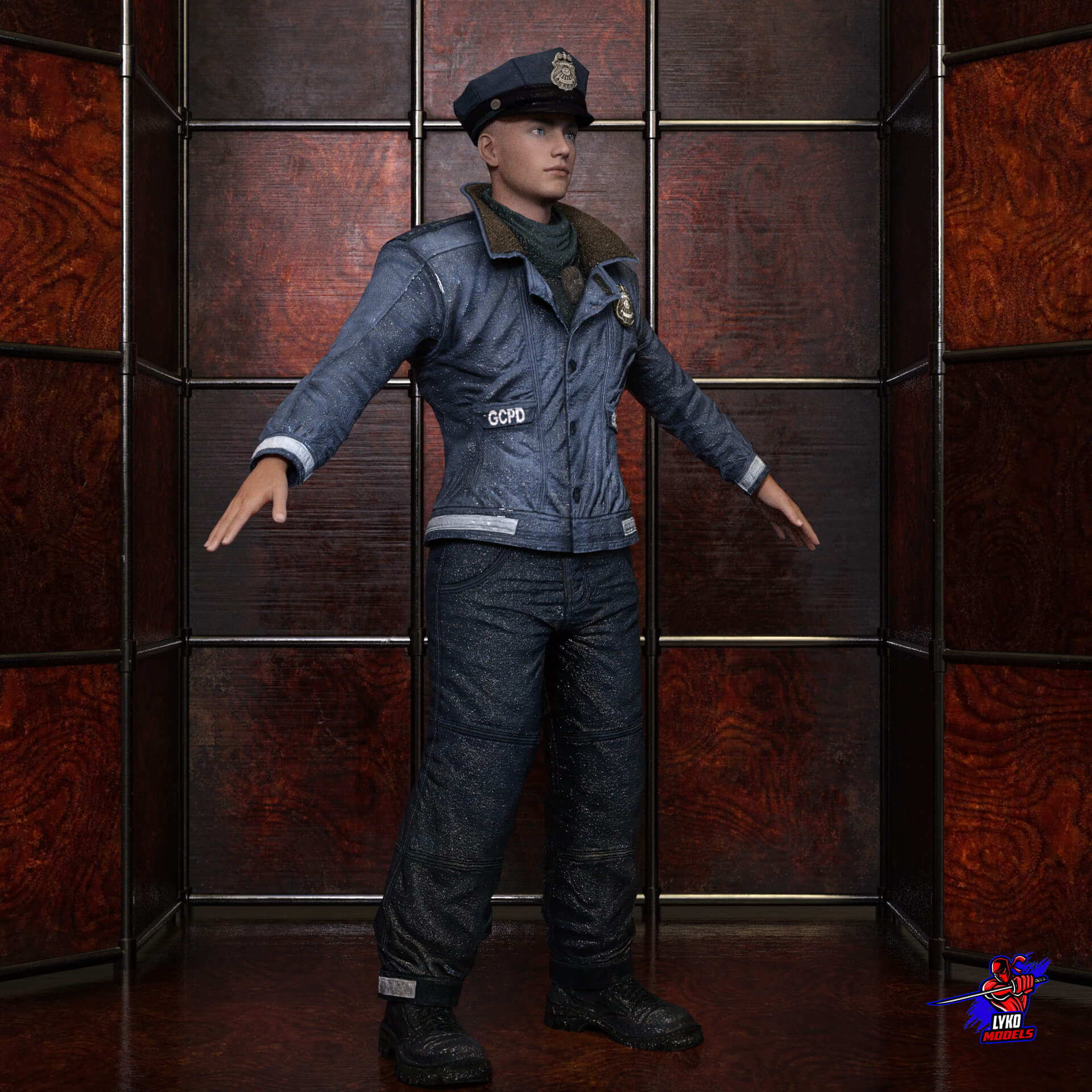 Gotham Police Outfit for Genesis 8 Male - Daz Content by LykoModels