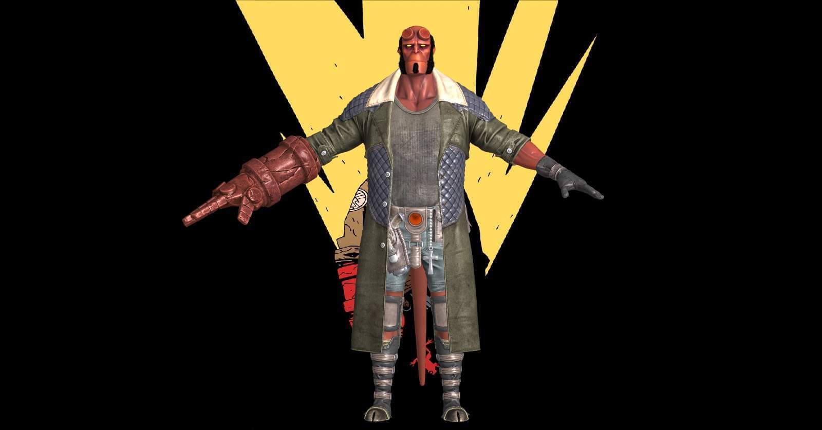 Hellboy - 3D Model by LykoModels