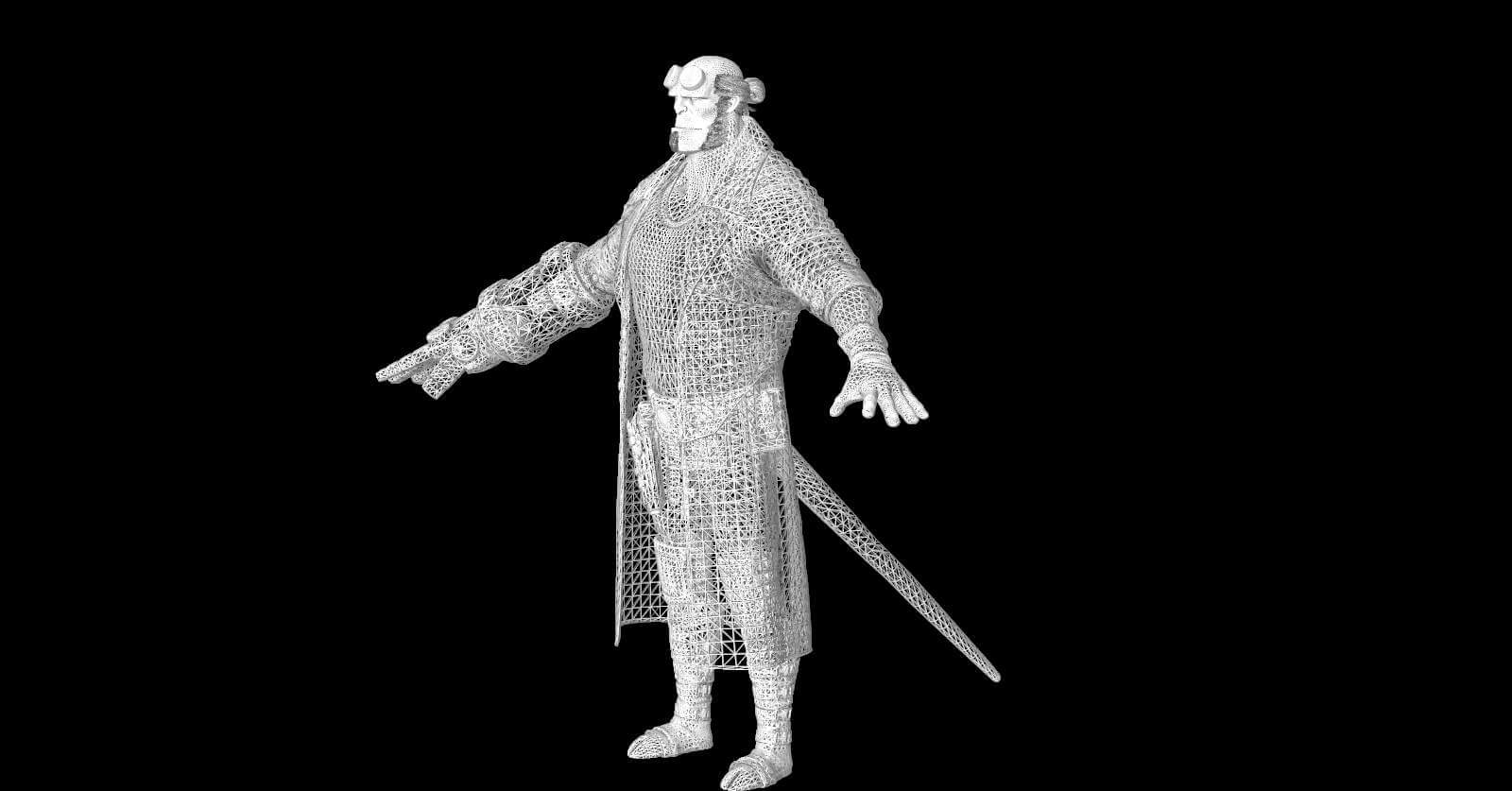 Hellboy - 3D Model by LykoModels