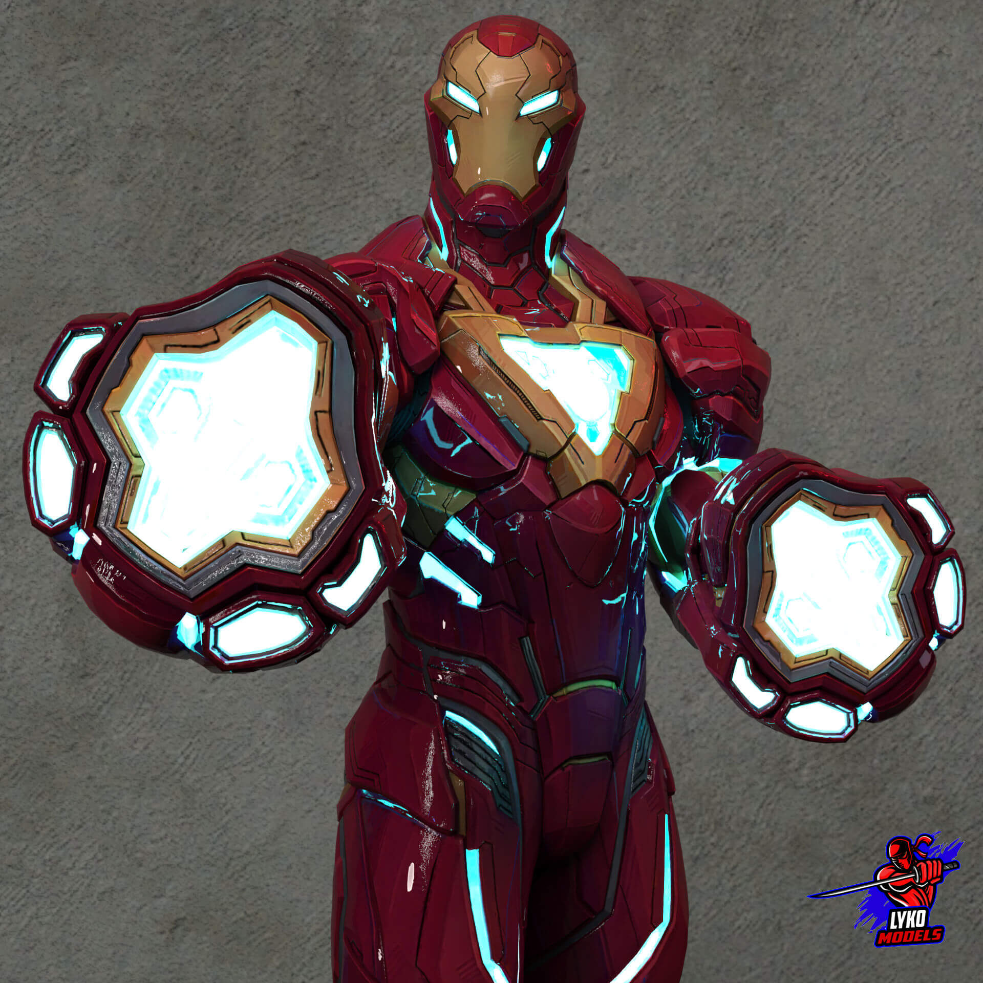 Iron Man Rivals Outfit for Genesis 8 Male - Daz Content by LykoModels