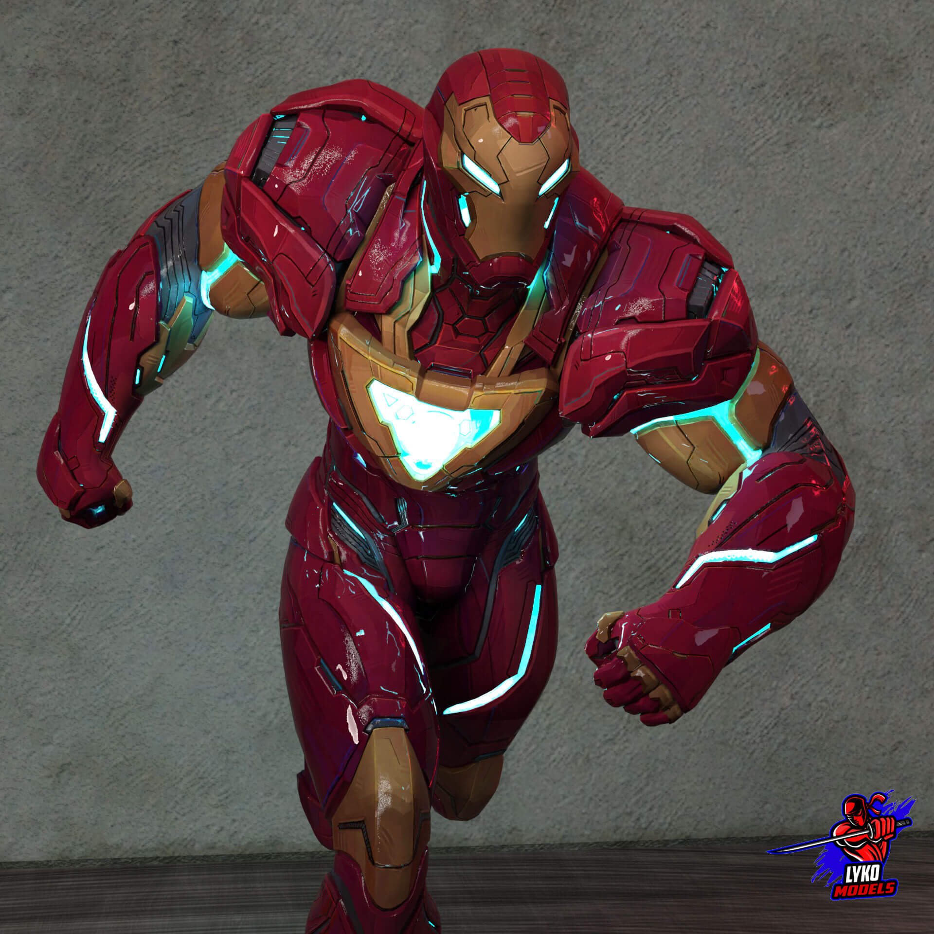 Iron Man Rivals Outfit for Genesis 8 Male - Daz Content by LykoModels