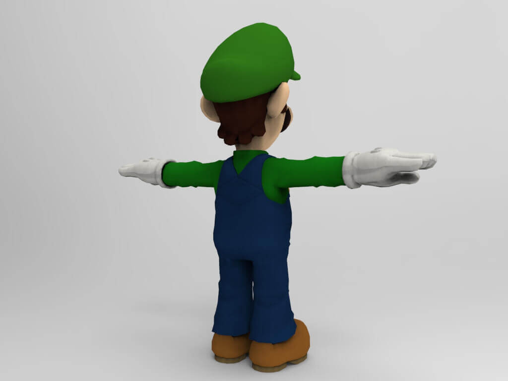 Luigi - 3D Model by LykoModels