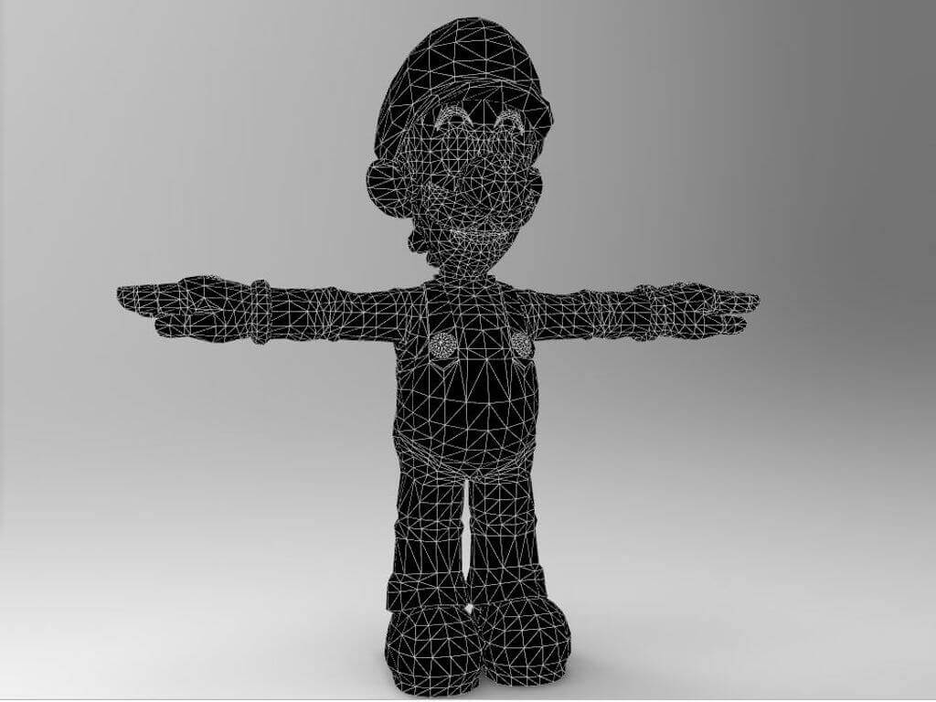Luigi - 3D Model by LykoModels