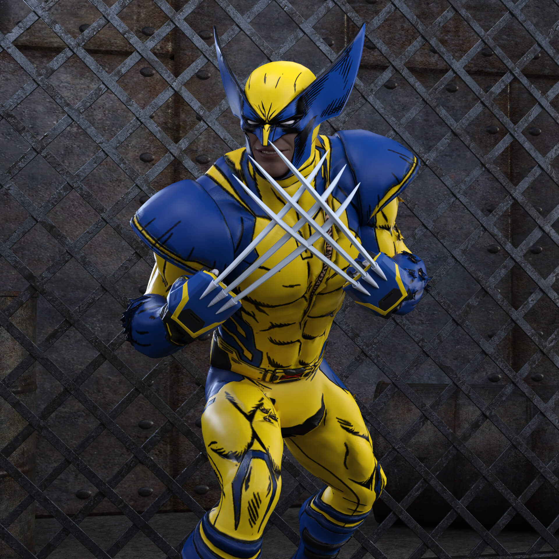 Lyko3D Cell Shaded Wolverine for Genesis 8 Male - Daz Content by LykoModels