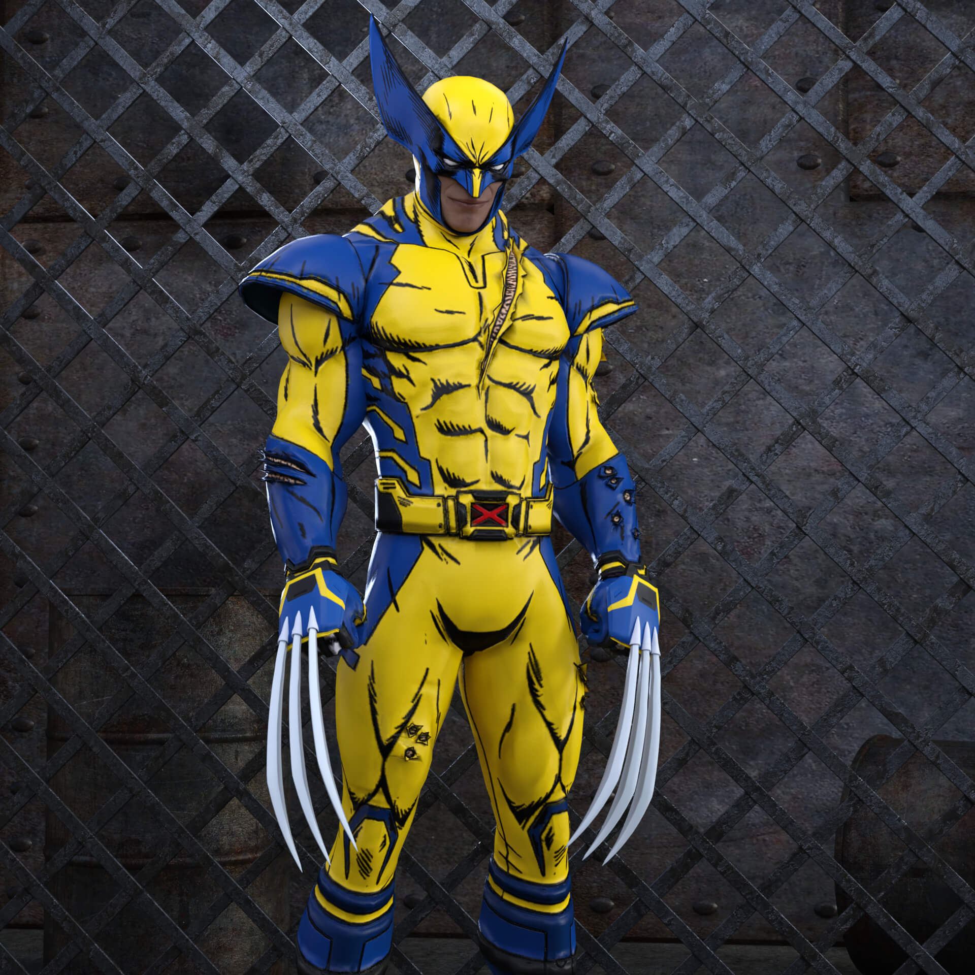 Lyko3D Cell Shaded Wolverine for Genesis 8 Male - Daz Content by LykoModels