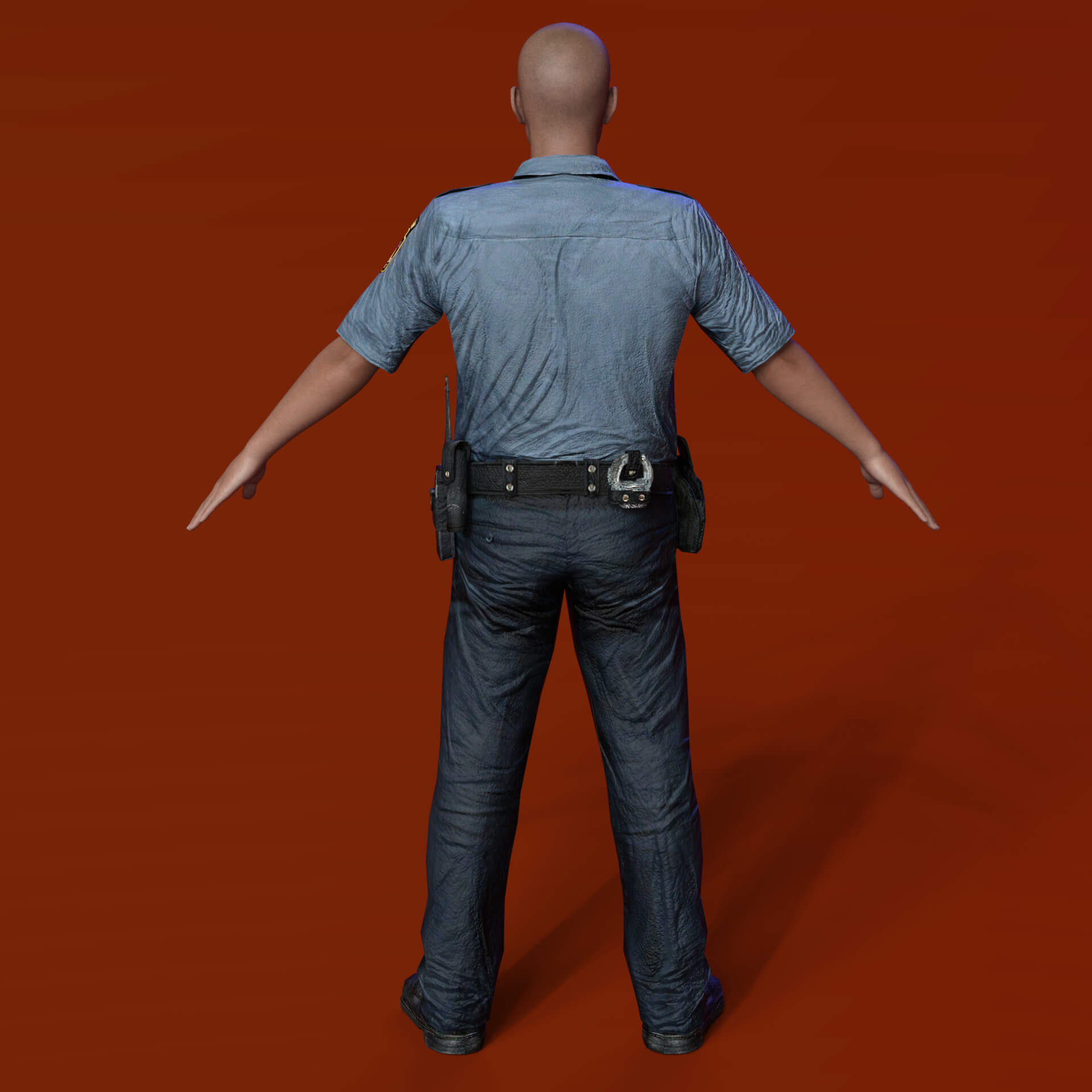 Lyko3D Generic Prison Guard Outfit for G8M - Daz Content by LykoModels