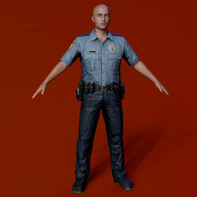 Lyko3D Generic Prison Guard Outfit for G8M - Daz Content by LykoModels