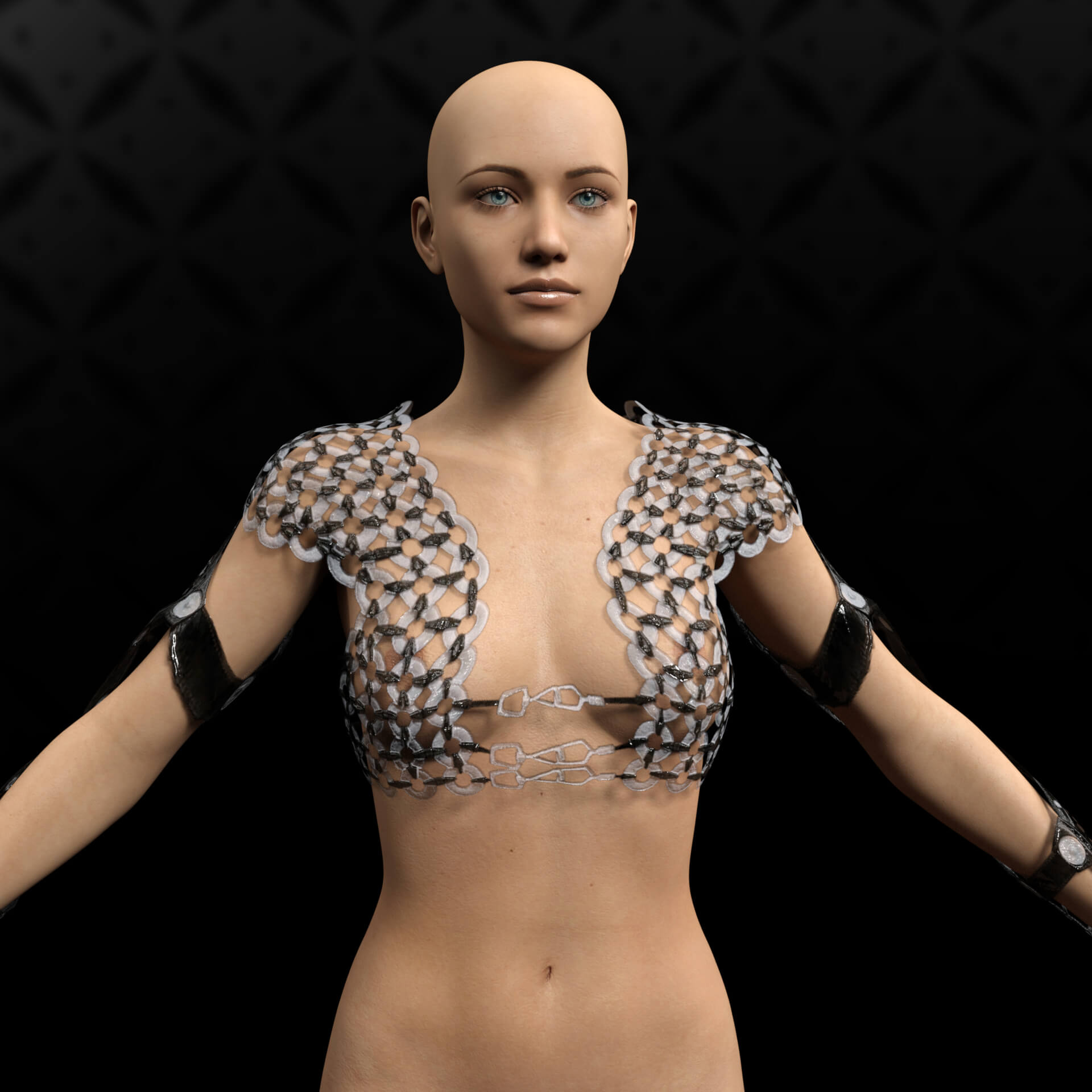 Lyko3D Loop Thru Top 32425 for G8F - Daz Content by LykoModels
