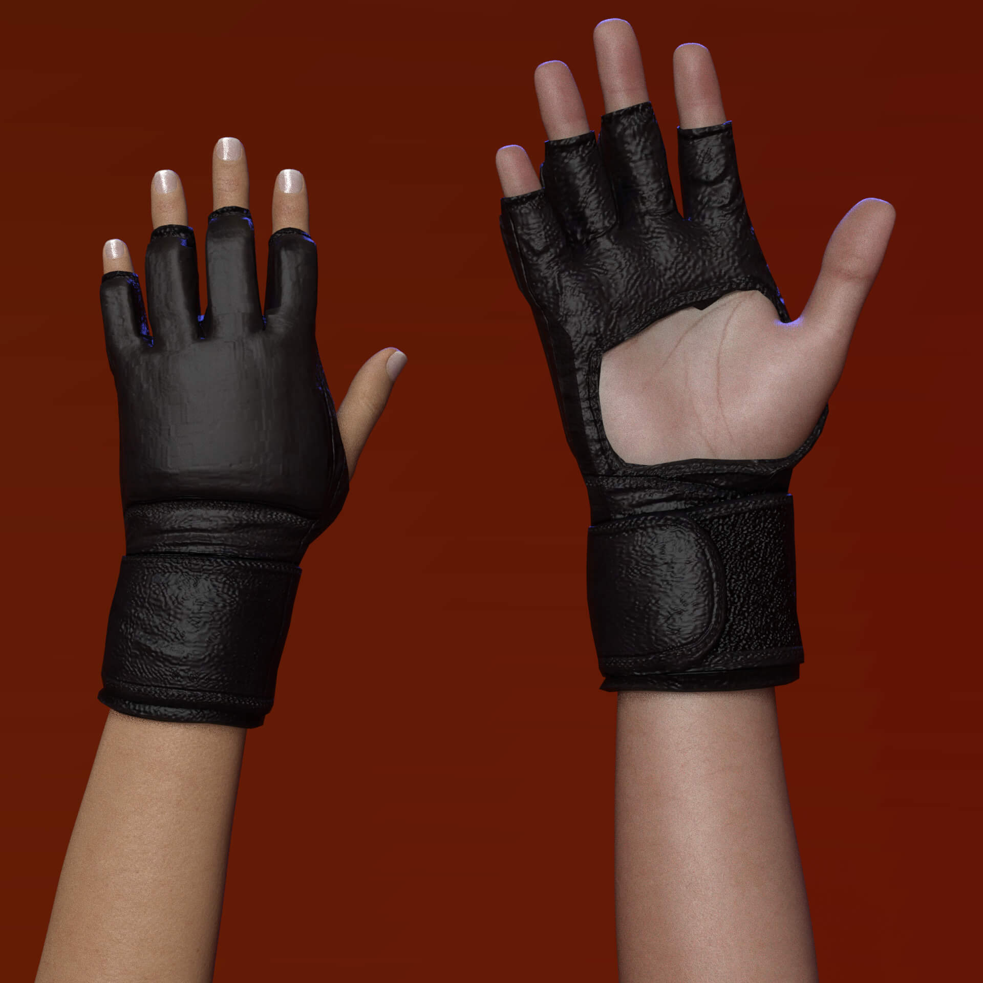 Lyko3D MMA Gloves V1 for Genesis 8 M and F - Daz Content by LykoModels