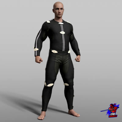 Lyko3D Mocap Suit Outfit for Genesis 8 Male - Daz Content by LykoModels