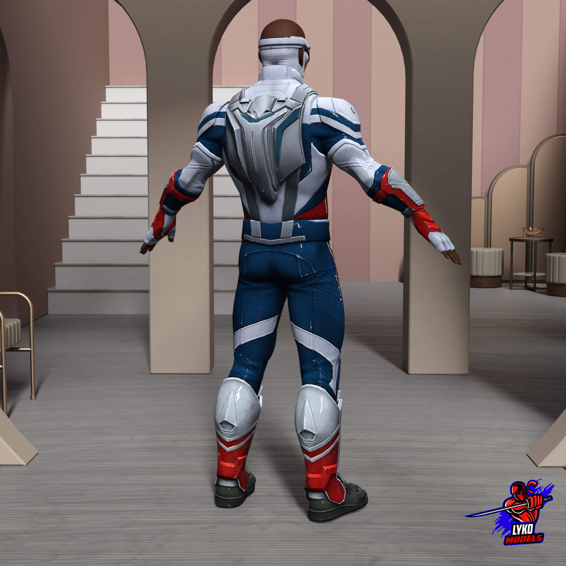 Lyko3D Sam Captain America Disney Plus Outfit for G8M - Daz Content by ...