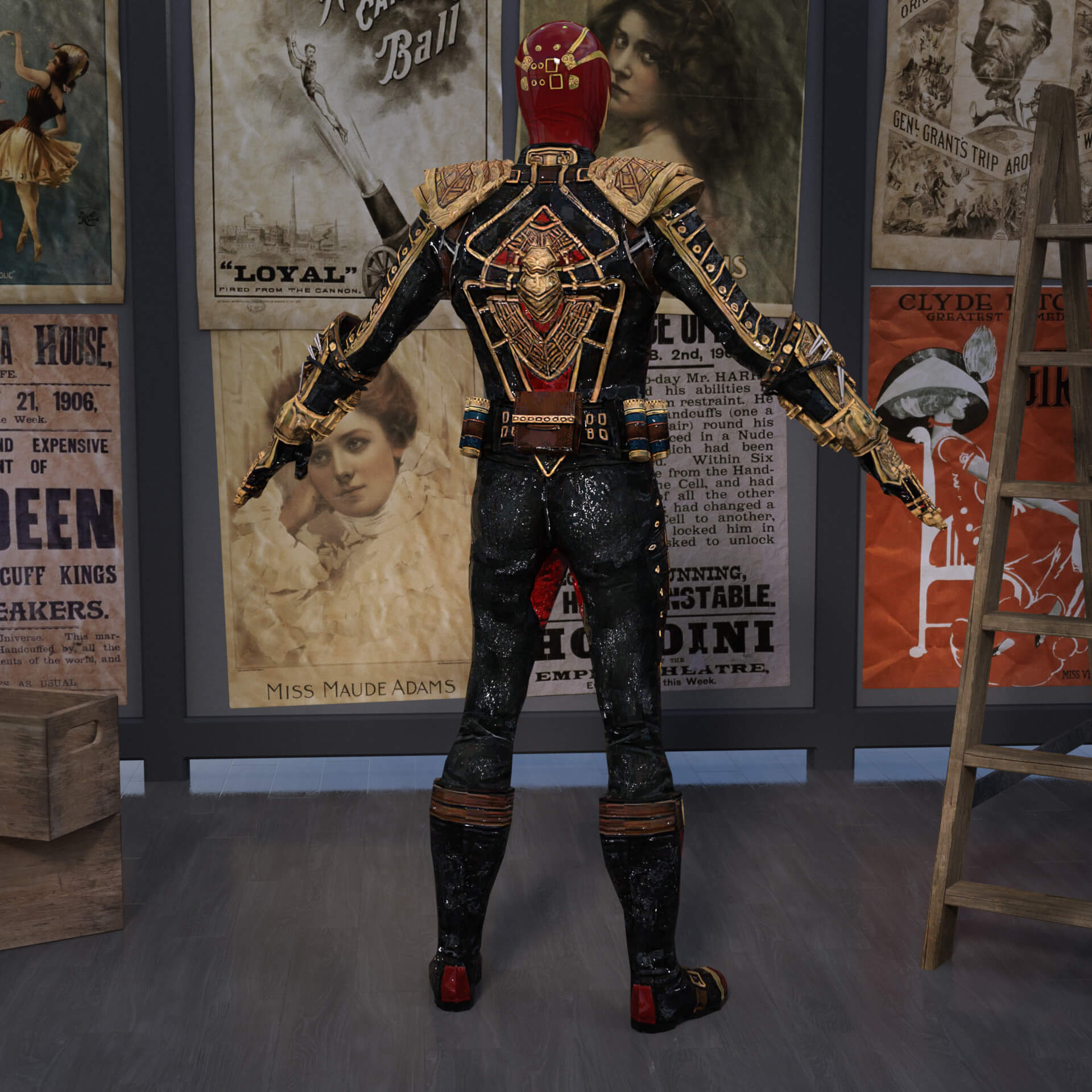 Lyko3D Steampunk Spider-Man for G8M Daz Content by LykoModels