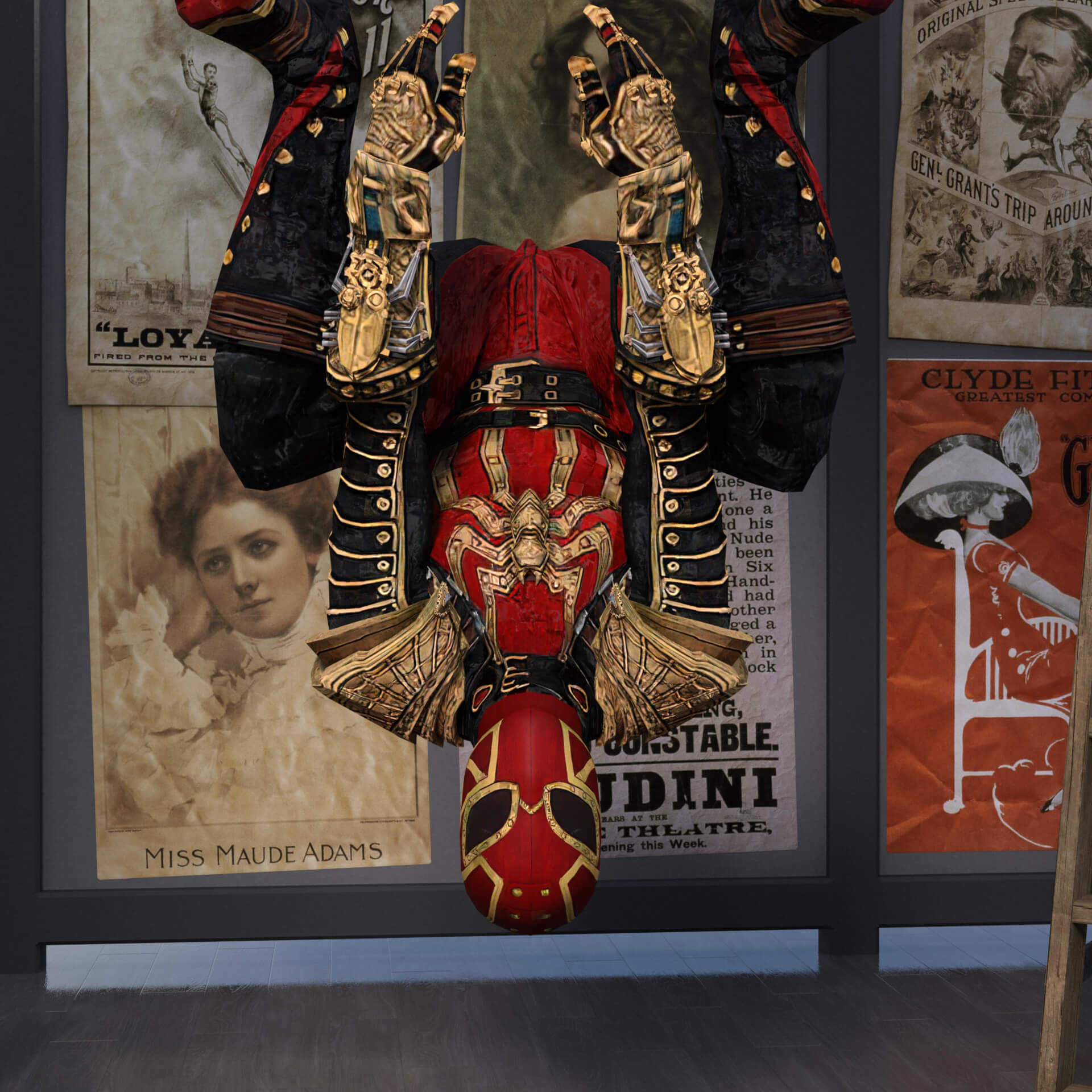 Lyko3D Steampunk Spider-Man for G8M Daz Content by LykoModels