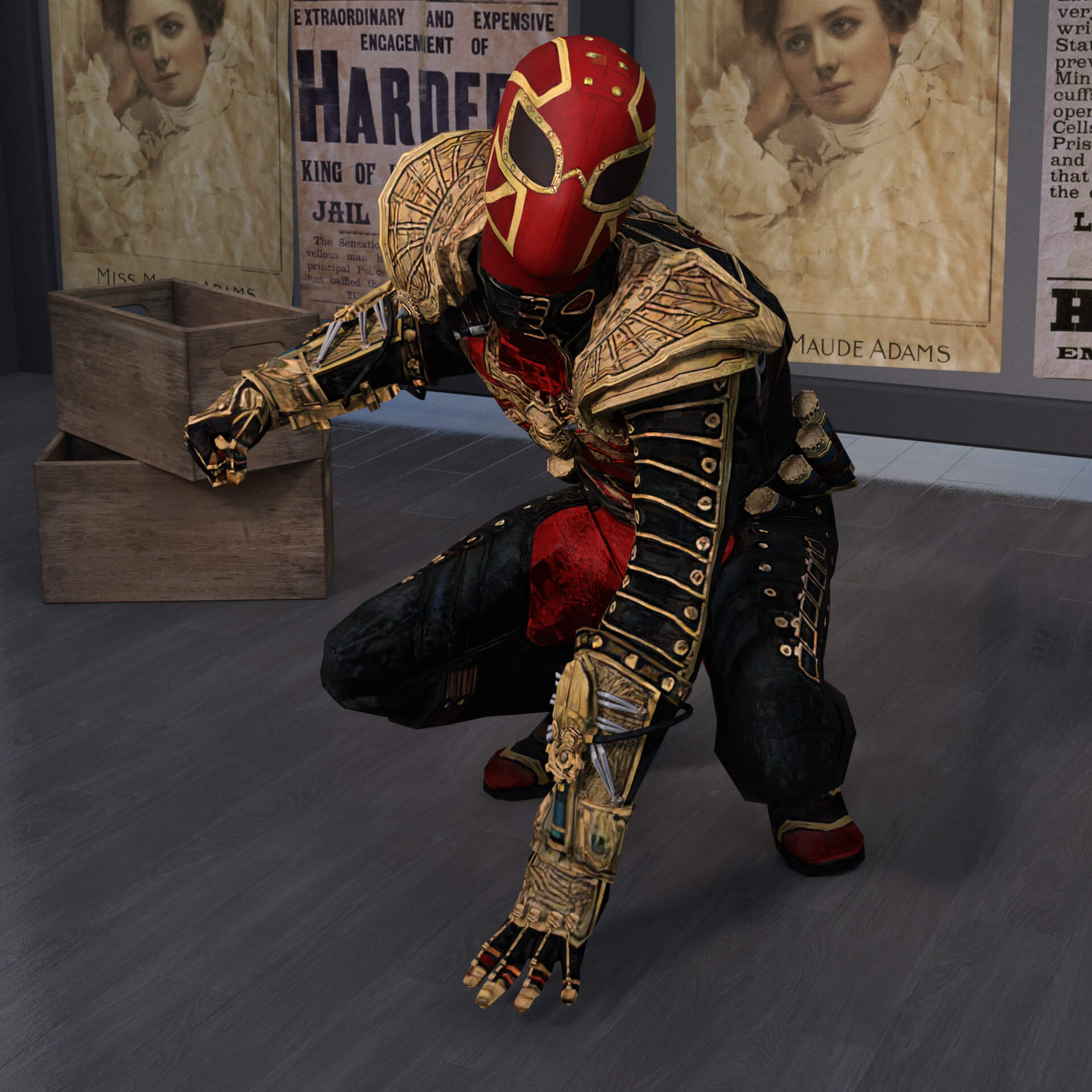 Lyko3D Steampunk Spider-Man for G8M Daz Content by LykoModels