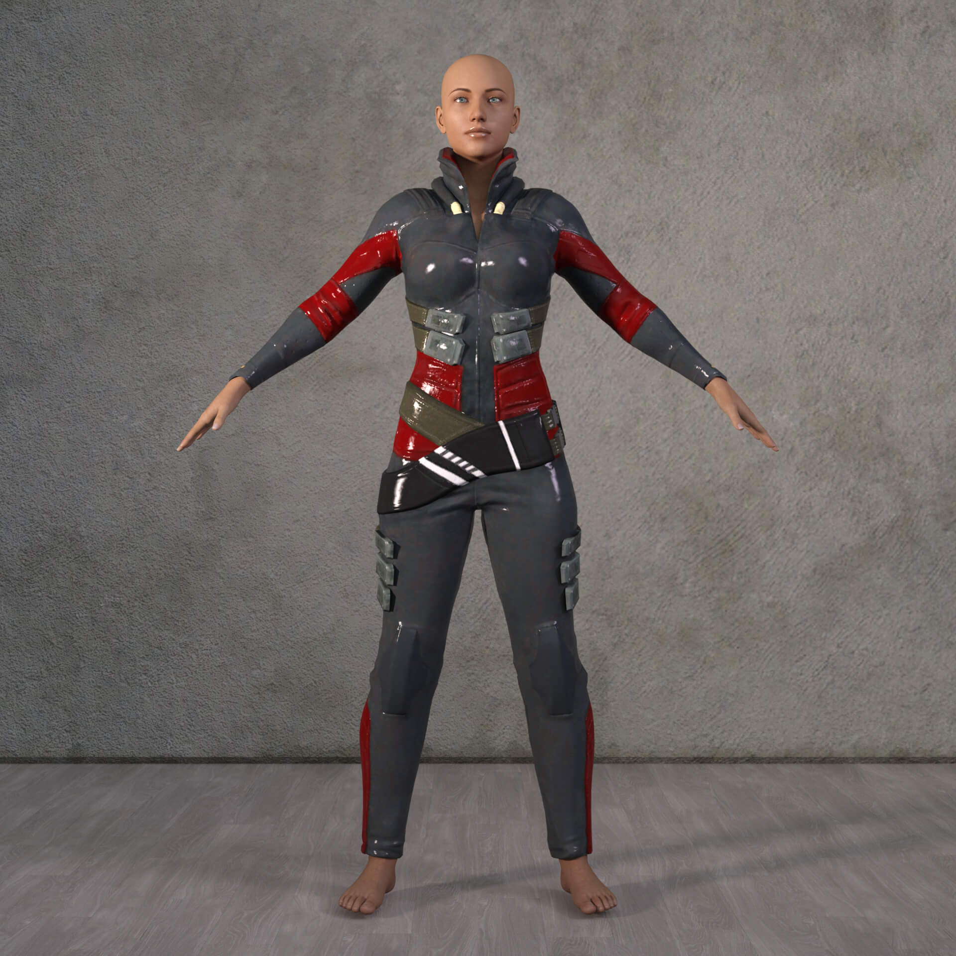 Lyko3D Super Suit 831 Outfit for G8F - Daz Content by LykoModels