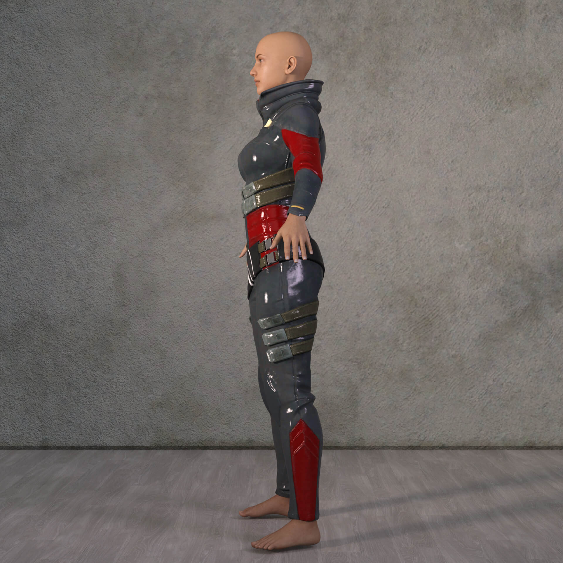 Lyko3D Super Suit 831 Outfit for G8F - Daz Content by LykoModels