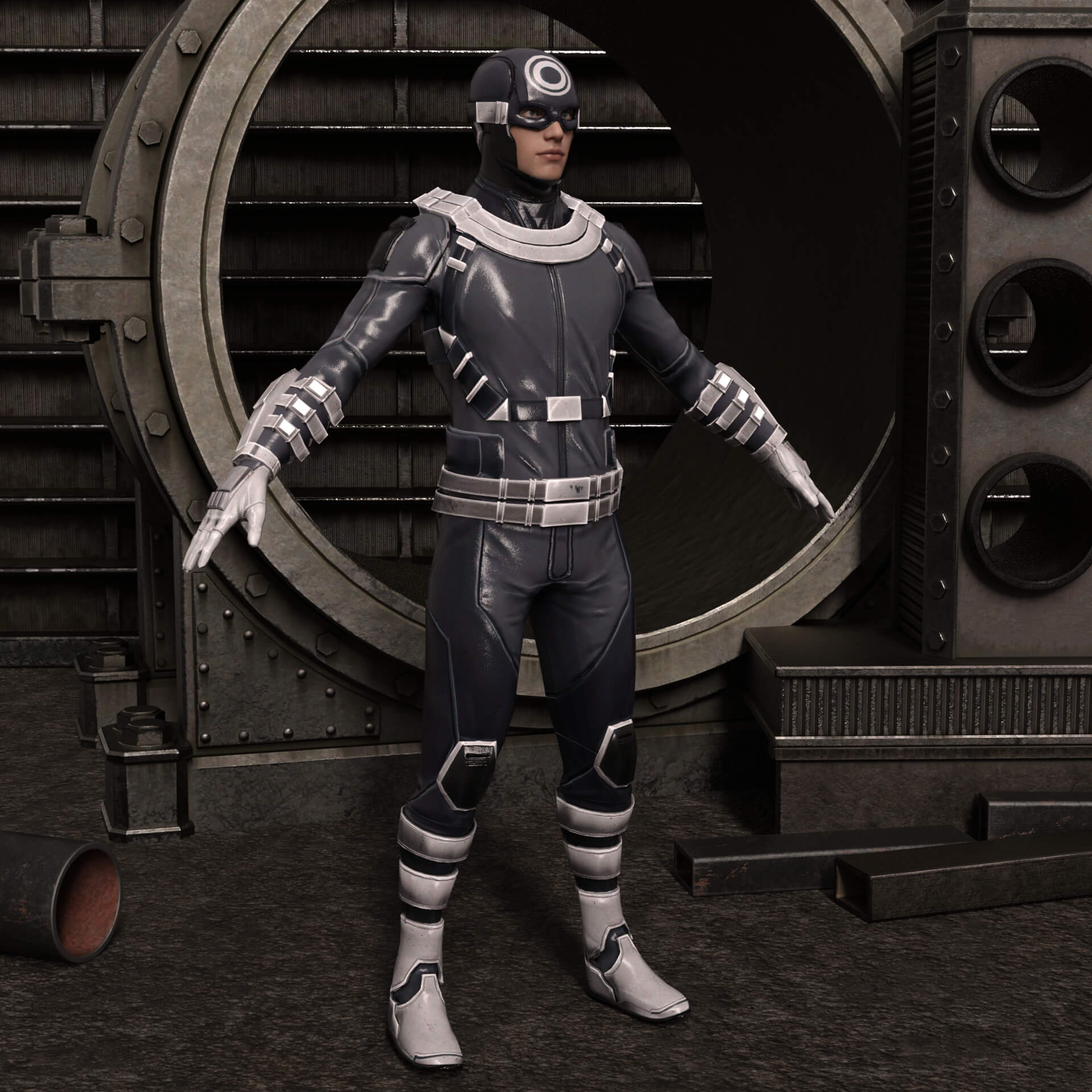 Lyko3D Tactical Bullseye Outfit for G8M - Daz Content by LykoModels