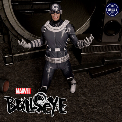 Lyko3D Tactical Bullseye Outfit for G8M - Daz Content by LykoModels