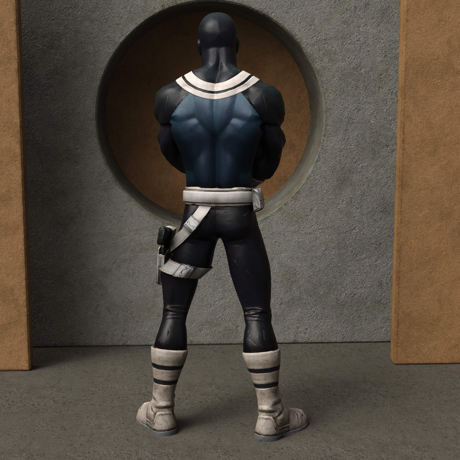 Lyko3D Ultimate Comic Bullseye Outfit for G8M - Daz Content by LykoModels