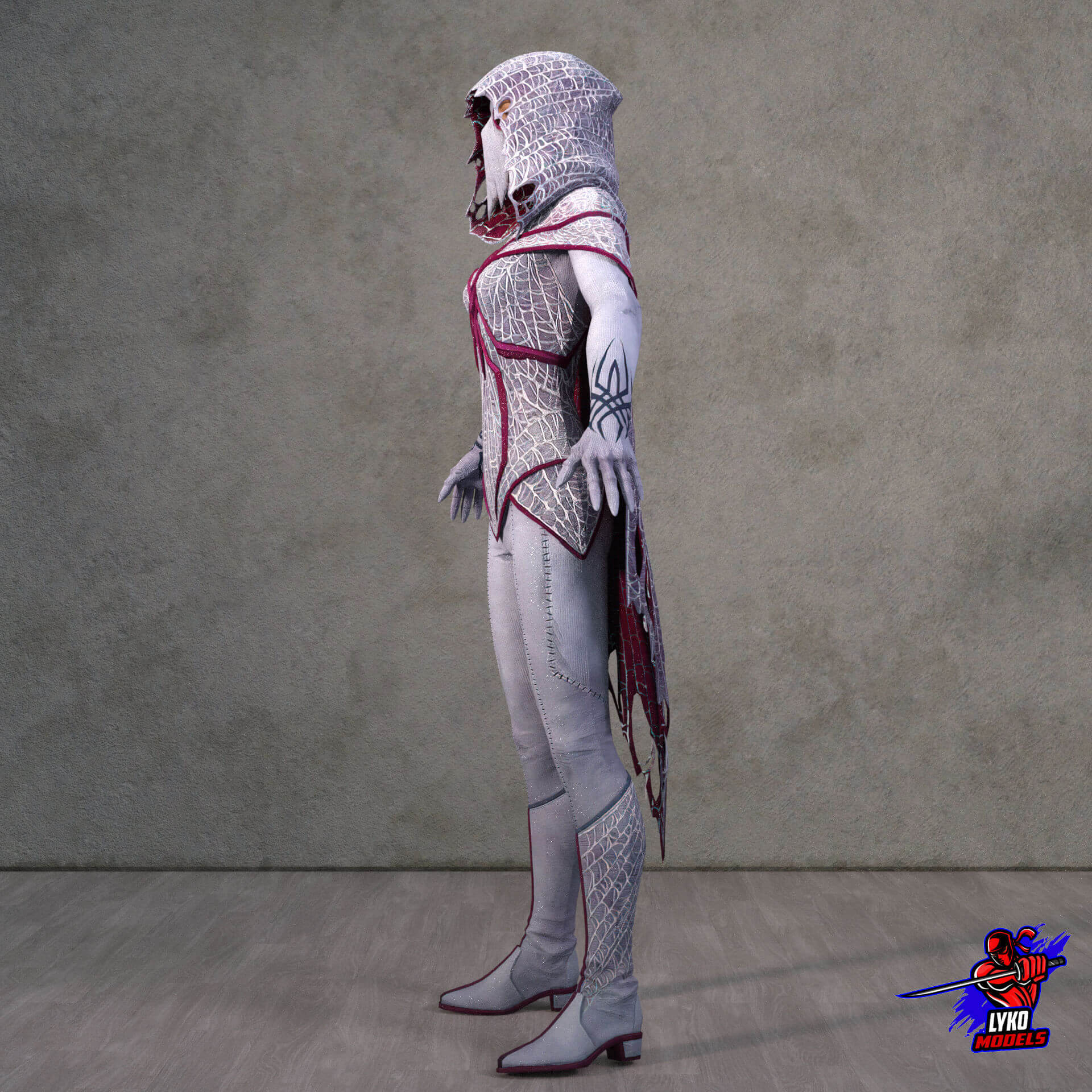 Madame Web Spider-Gwen Outfit for G8F Daz Content by LykoModels