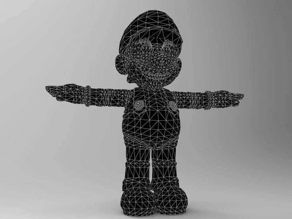 Mario - 3D Model by LykoModels