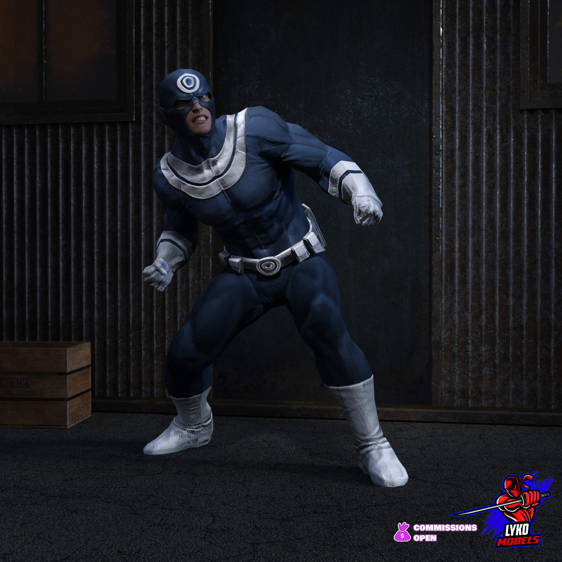 Marvel Bullseye Outfit for G8M - Free Daz Content by LykoModels