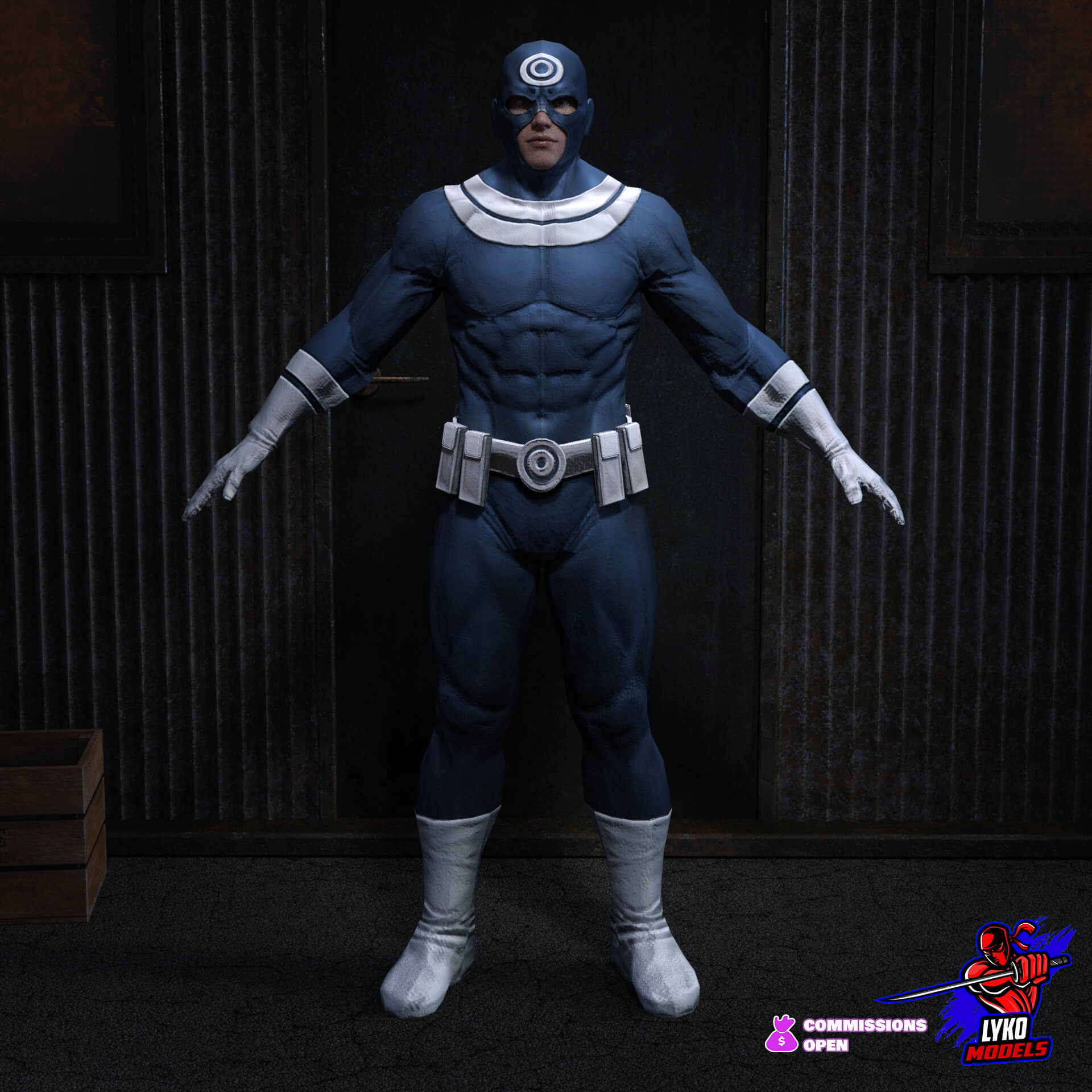Marvel Bullseye Outfit for G8M - Free Daz Content by LykoModels