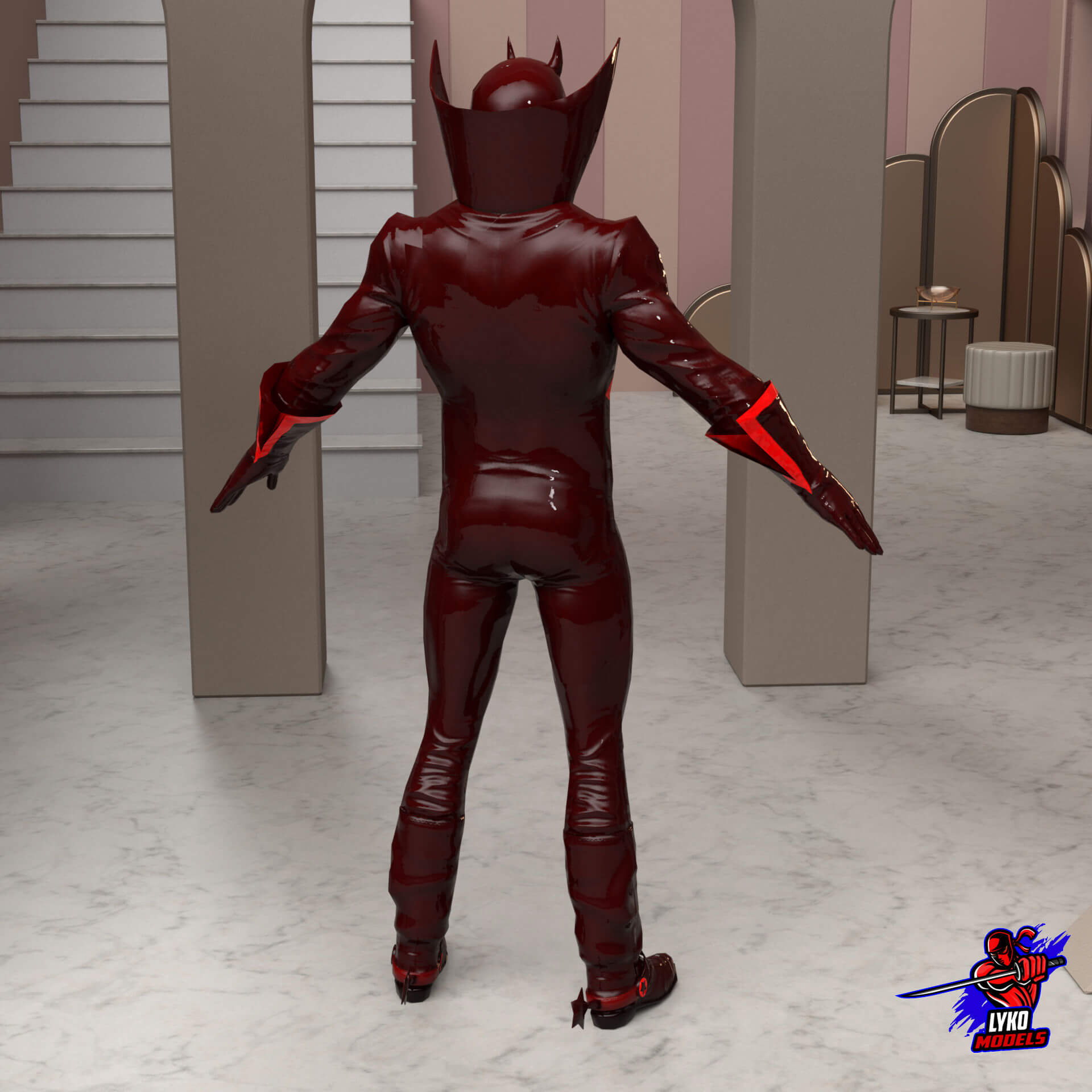 Marvel Daredevil Earth X Outfit for G8M - Daz Content by LykoModels