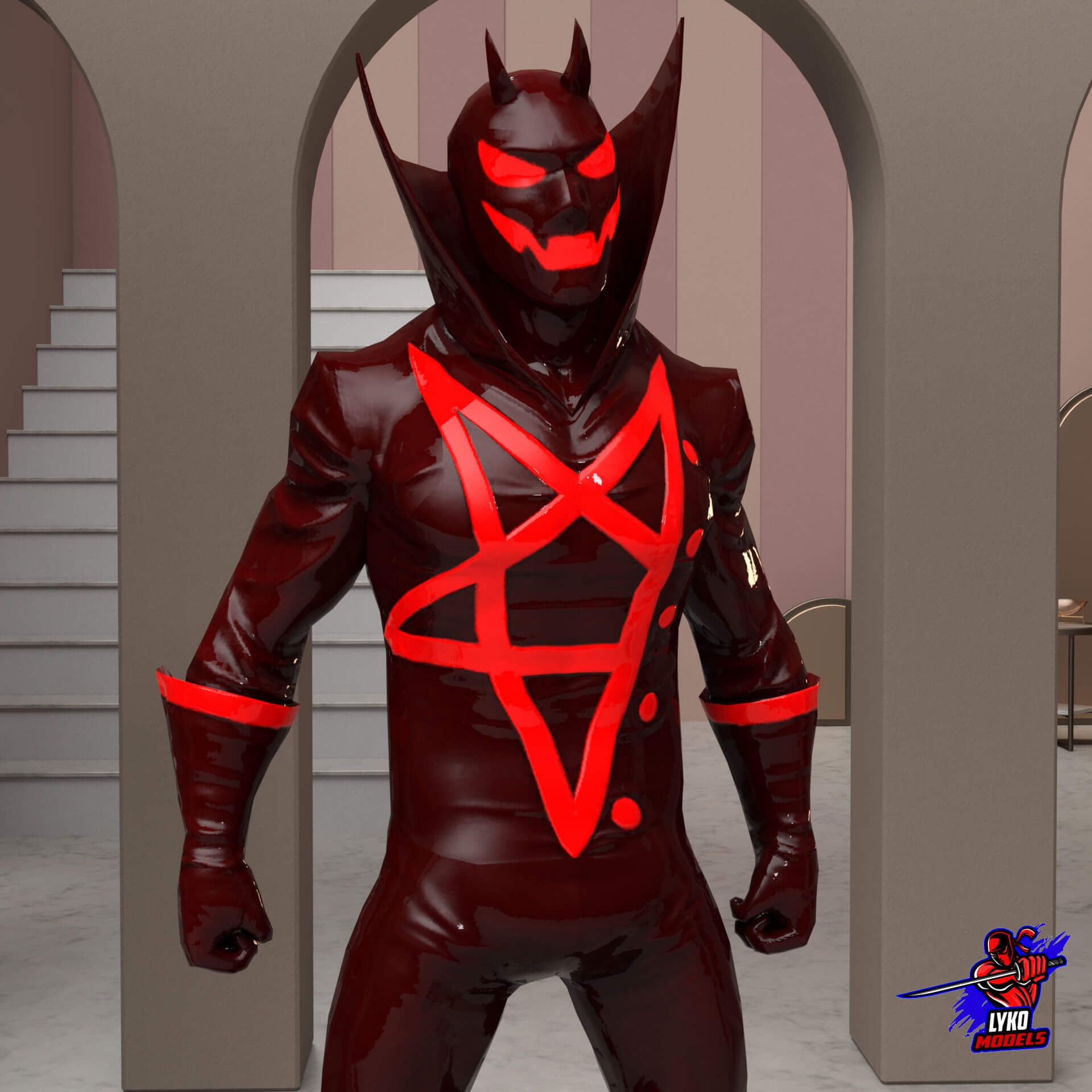 Marvel Daredevil Earth X Outfit for G8M - Daz Content by LykoModels