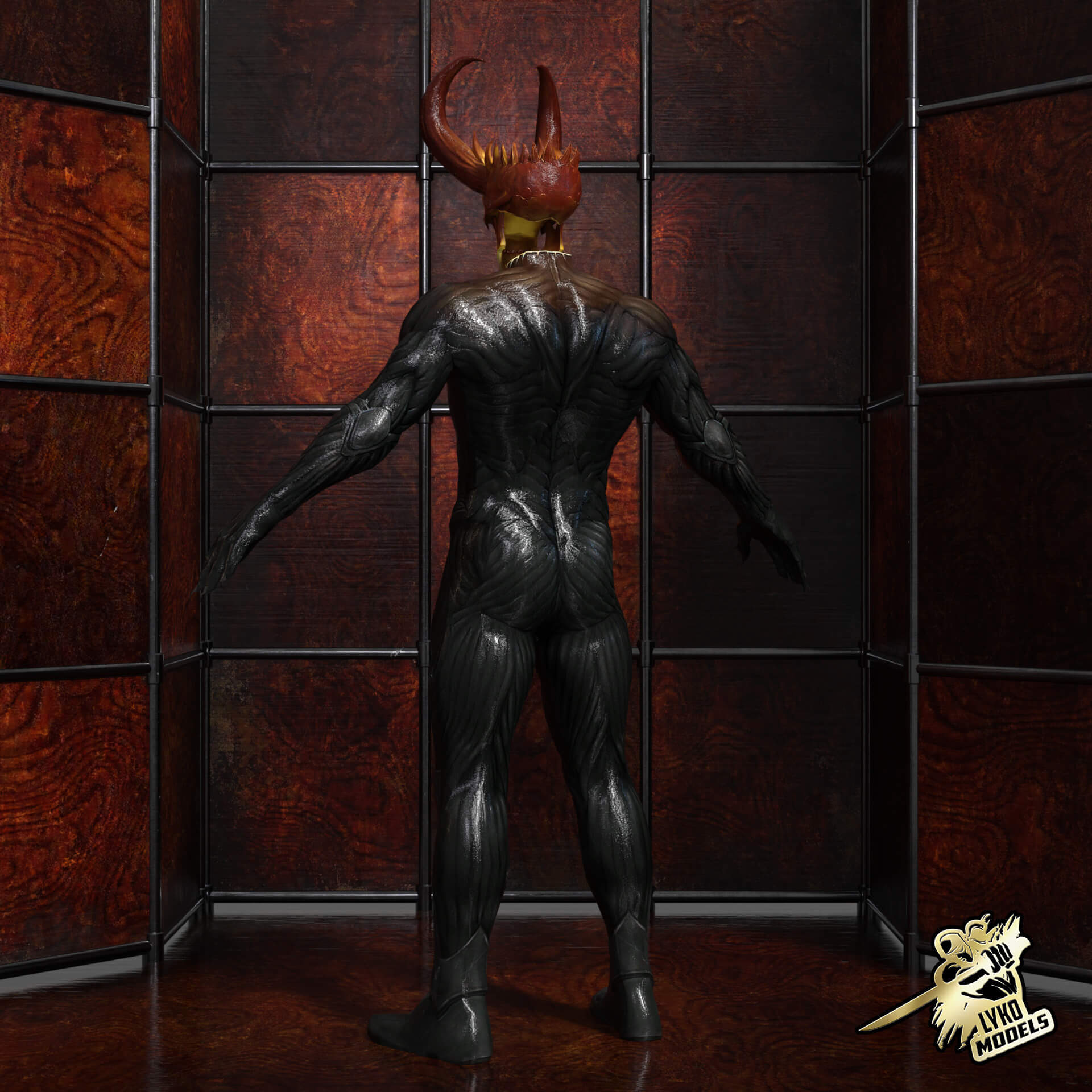 Marvel Ghost Rider King of Hell Outfit for G8M - Daz Content by LykoModels