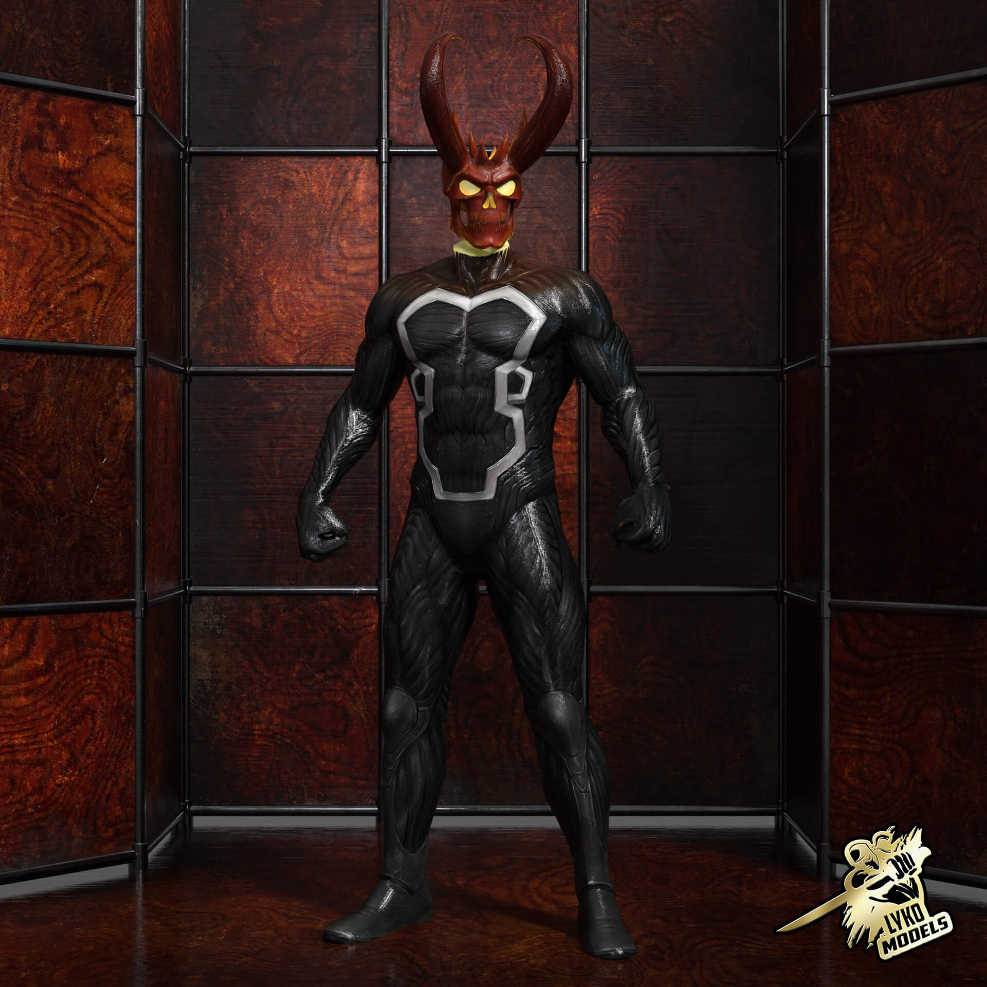 Marvel Ghost Rider King of Hell Outfit for G8M - Daz Content by LykoModels