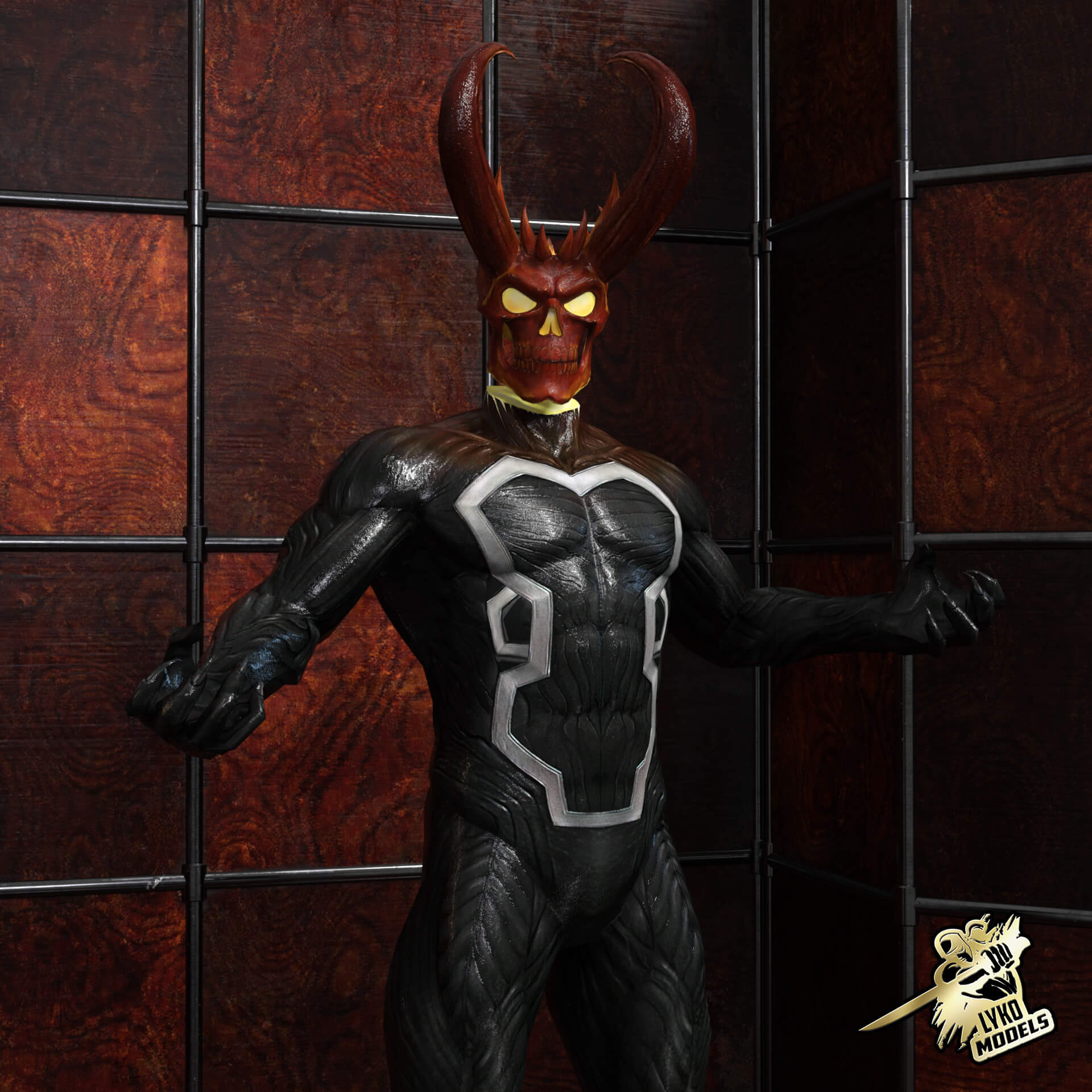 Marvel Ghost Rider King of Hell Outfit for G8M - Daz Content by LykoModels