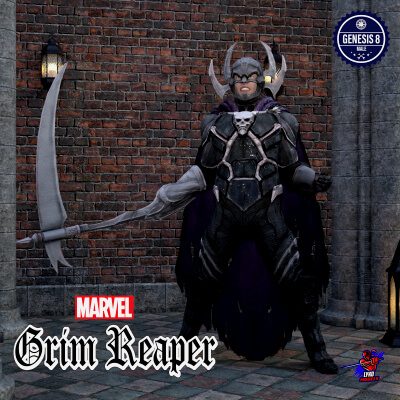 Marvel Grim Reaper Outfit for G8M - Daz Content by LykoModels