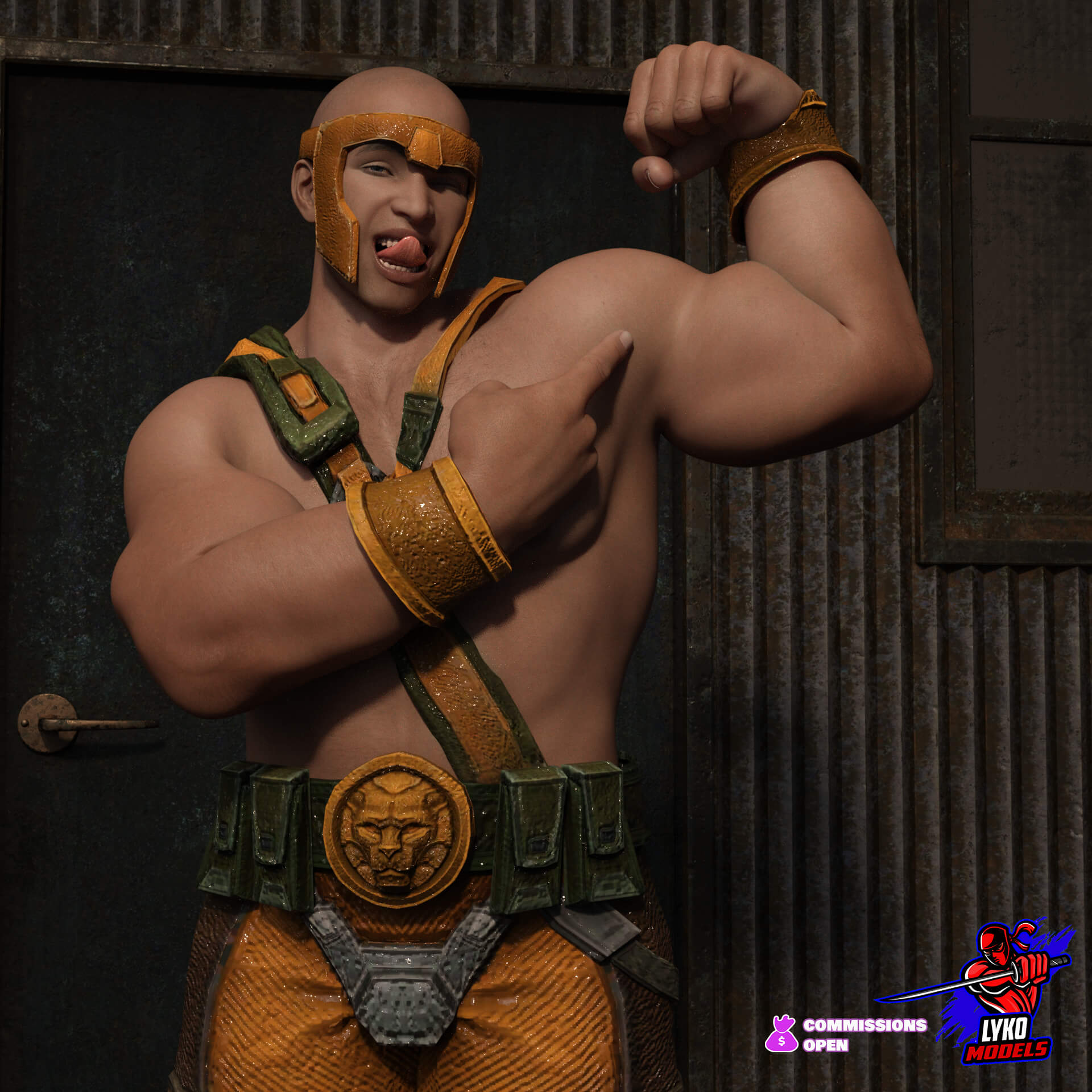 Marvel Hercules Outfit for Genesis 8 Male - Daz Content by LykoModels