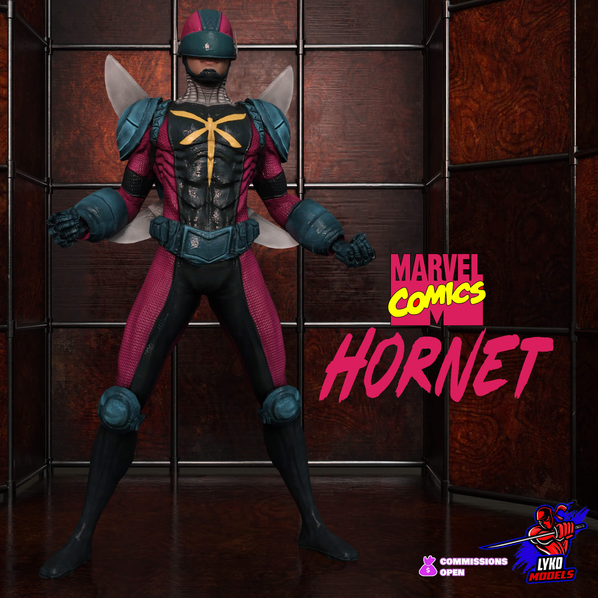 Marvel Hornet Outfit for G8M - Daz Content by LykoModels