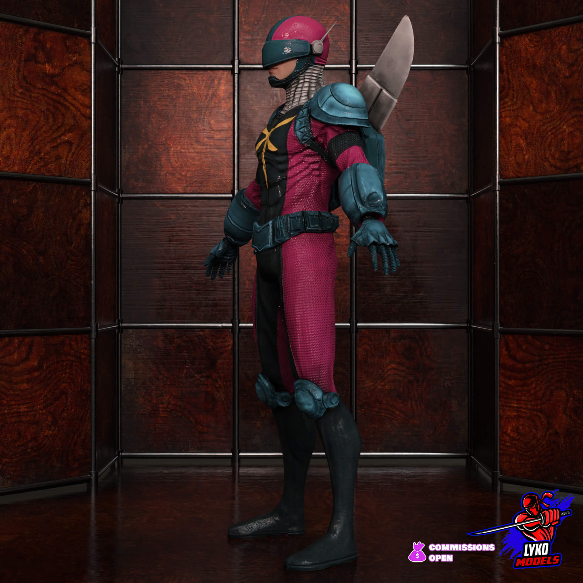 Marvel Hornet Outfit for G8M - Daz Content by LykoModels