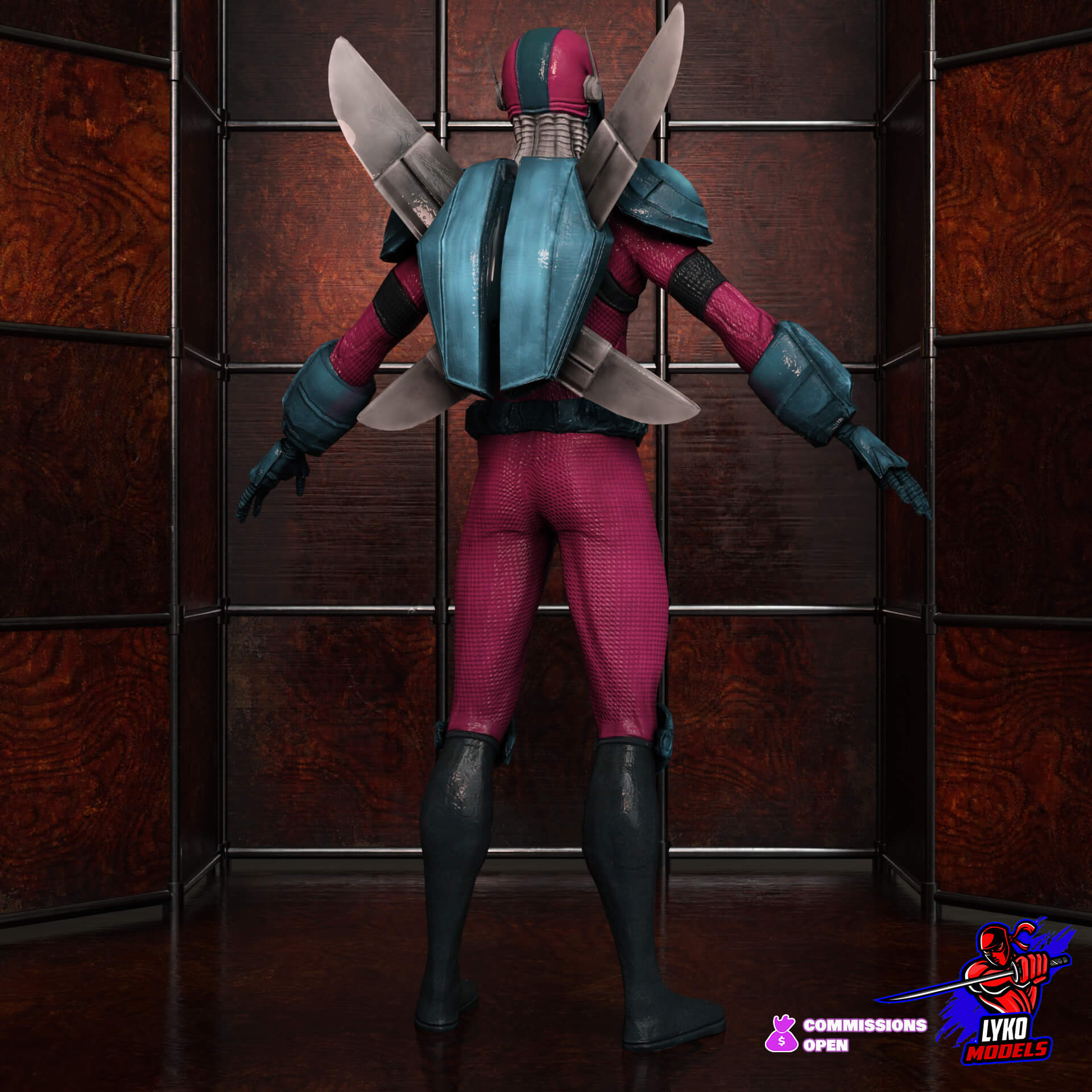 Marvel Hornet Outfit for G8M - Daz Content by LykoModels