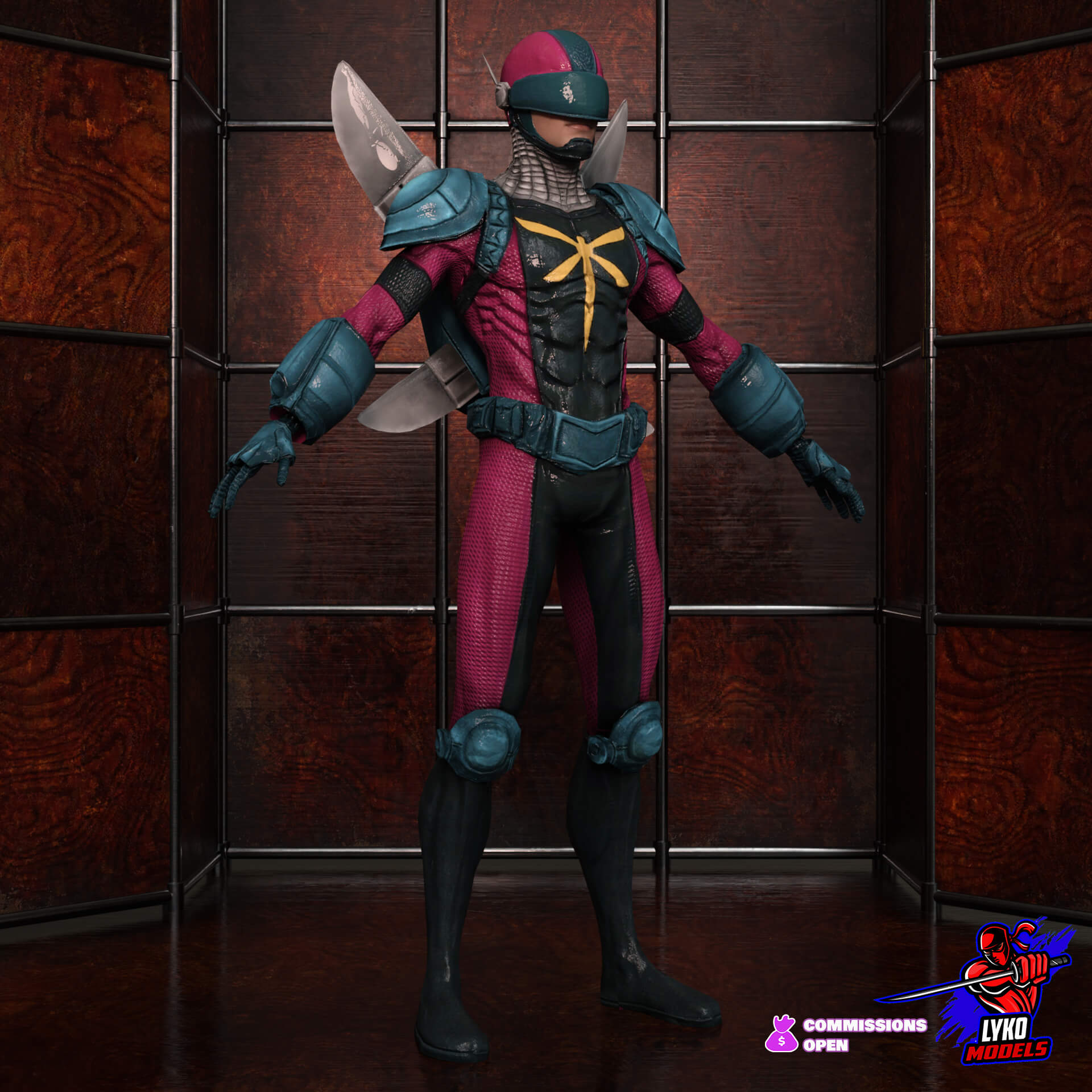 Marvel Hornet Outfit for G8M - Daz Content by LykoModels