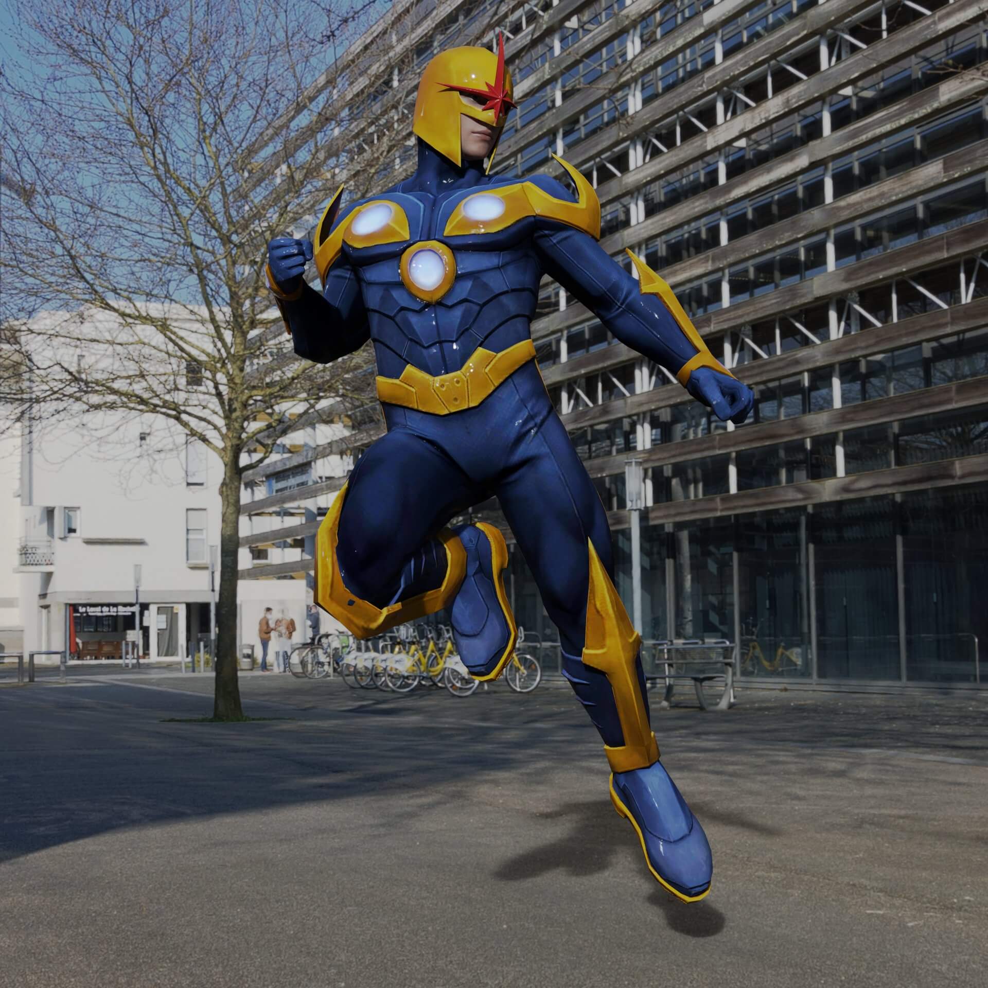 Marvel Nova Outfit For Genesis 8 Male - Daz Content by LykoModels