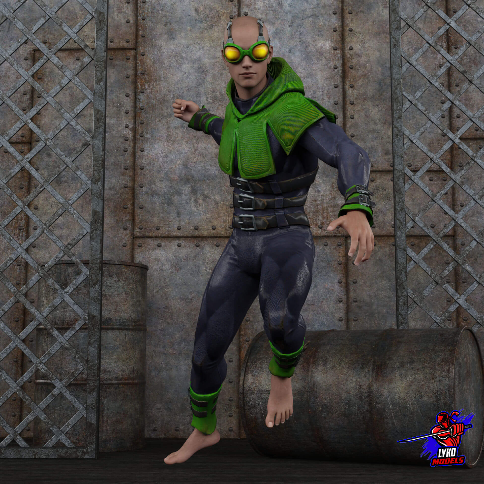 Marvel Toad Outfit for Genesis 8 Male - Daz Content by LykoModels