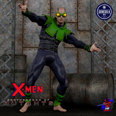 Marvel Toad Outfit for Genesis 8 Male - Daz Content by LykoModels