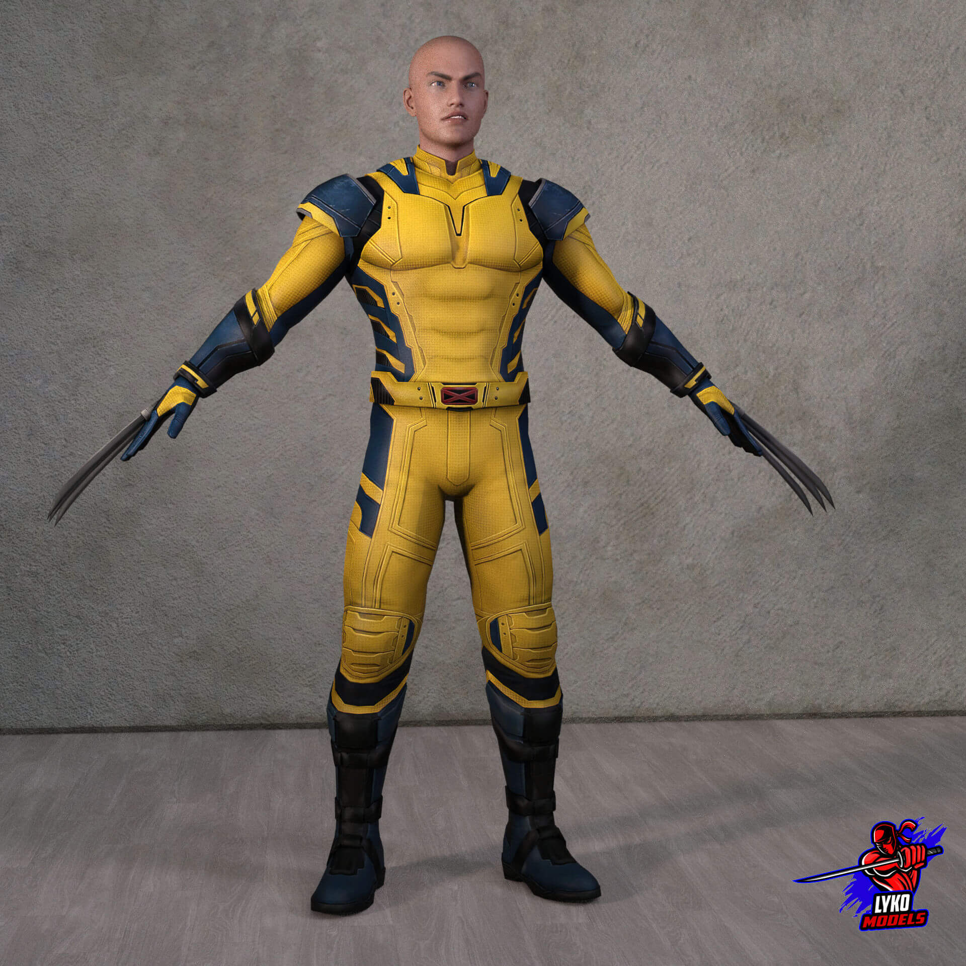 MCU Wolverine Outfit for Genesis 8 Male - Daz Content by LykoModels
