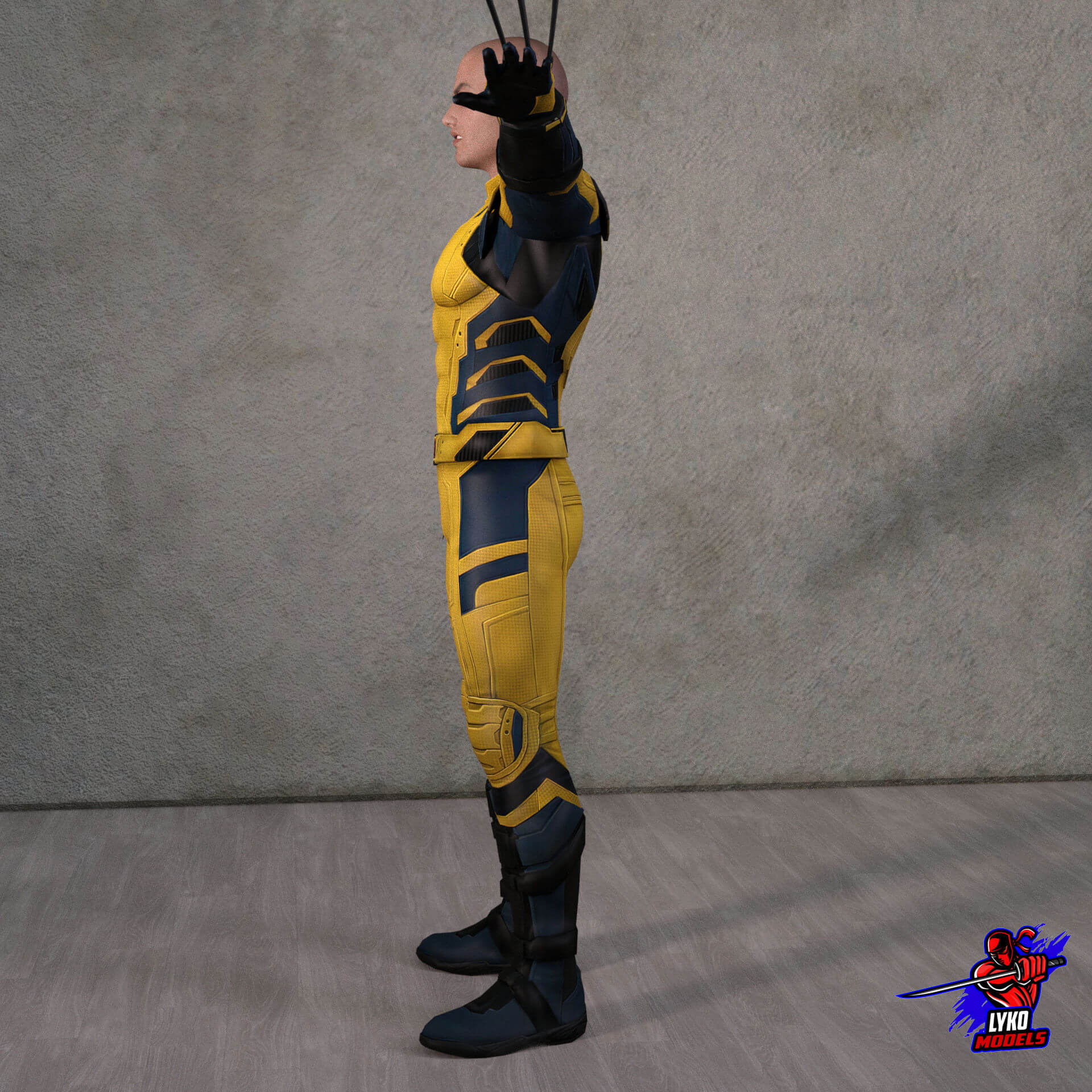MCU Wolverine Outfit for Genesis 8 Male - Daz Content by LykoModels