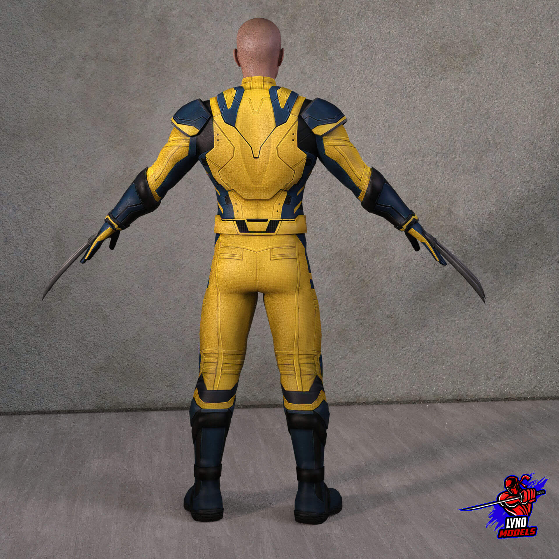MCU Wolverine Outfit for Genesis 8 Male - Daz Content by LykoModels
